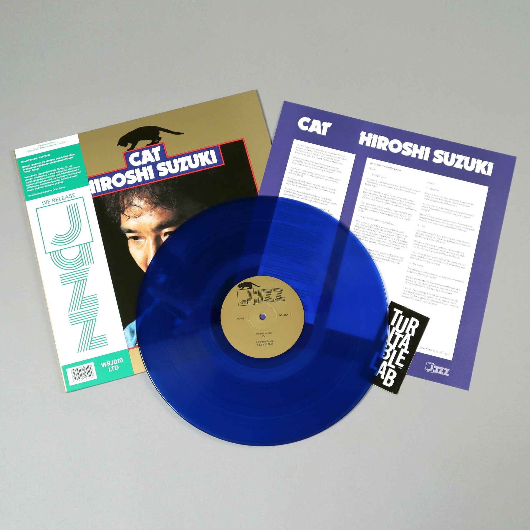 Hiroshi Suzuki: Cat (Blue Colored Vinyl) Vinyl LP - Turntable Lab Excl ...