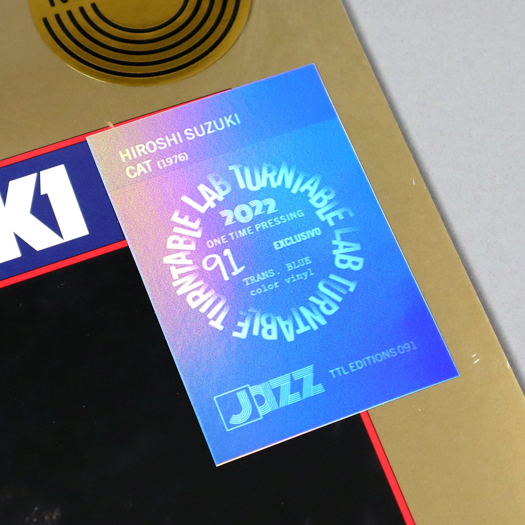 Hiroshi Suzuki: Cat (Blue Colored Vinyl) Vinyl LP - Turntable Lab Excl ...