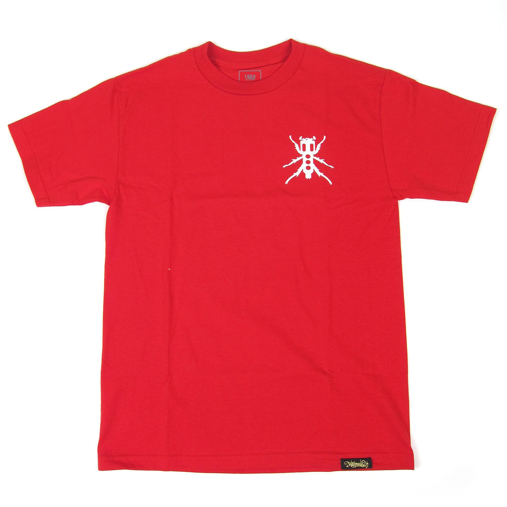 Thud Rumble: Classic Beedle Shirt - Red (Med. Only) – TurntableLab.com