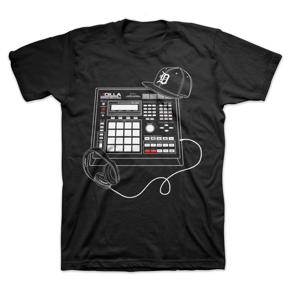Okayplayer: J Dilla Beat Machine Shirt - Black — TurntableLab.com