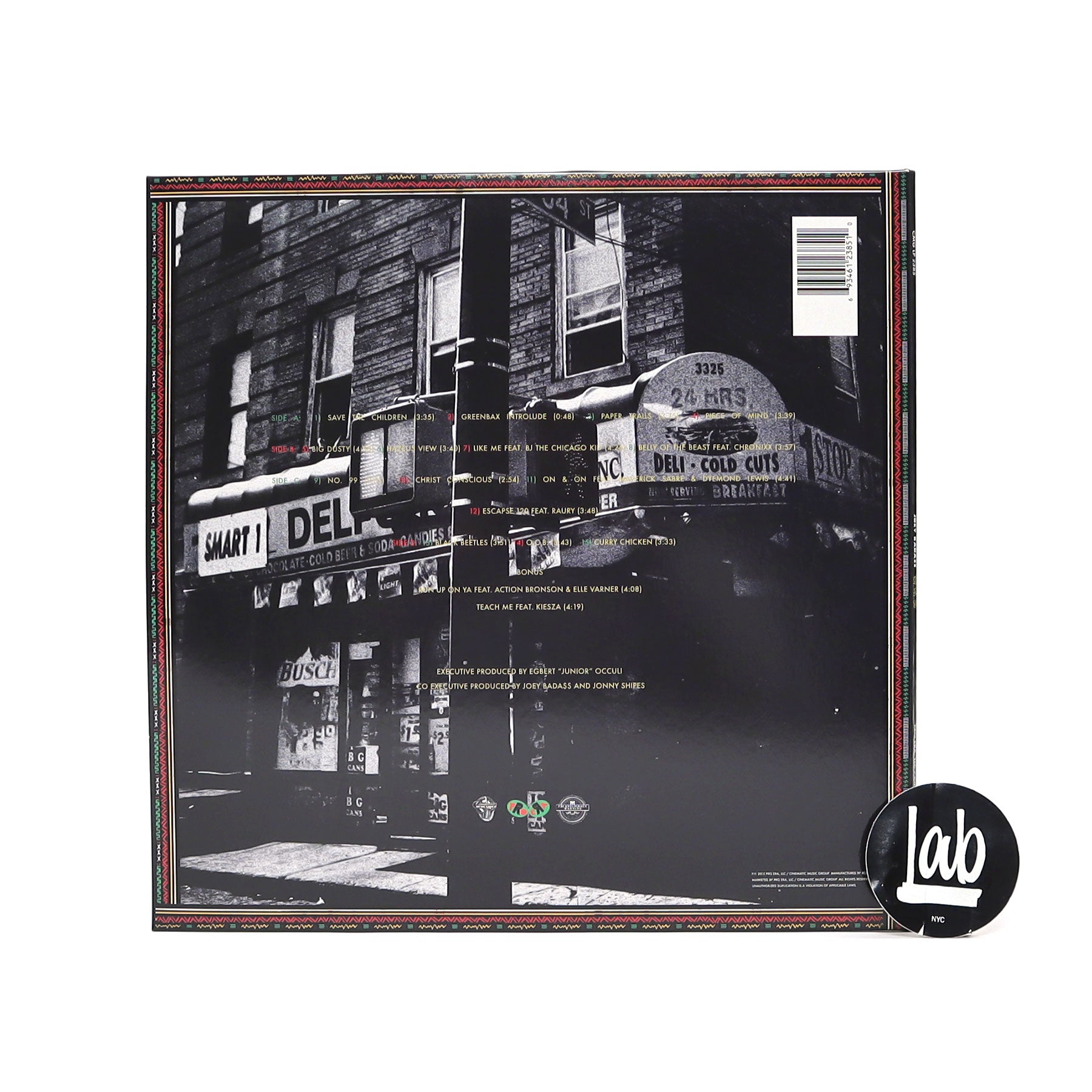 Joey Bada$$: B4.DA.$$ Vinyl 2LP — TurntableLab.com