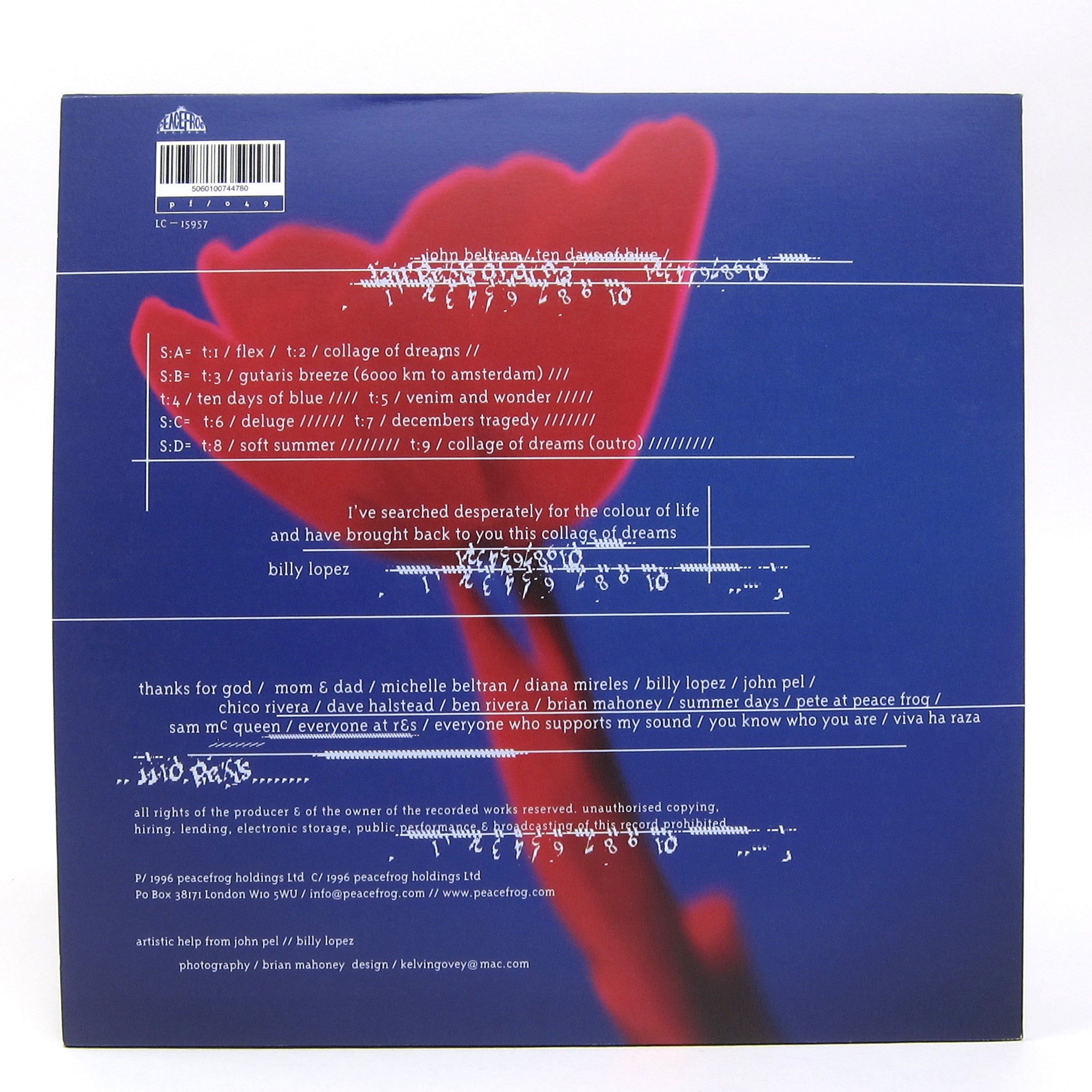 John Beltran: Ten Days Of Blue Vinyl 2LP — TurntableLab.com