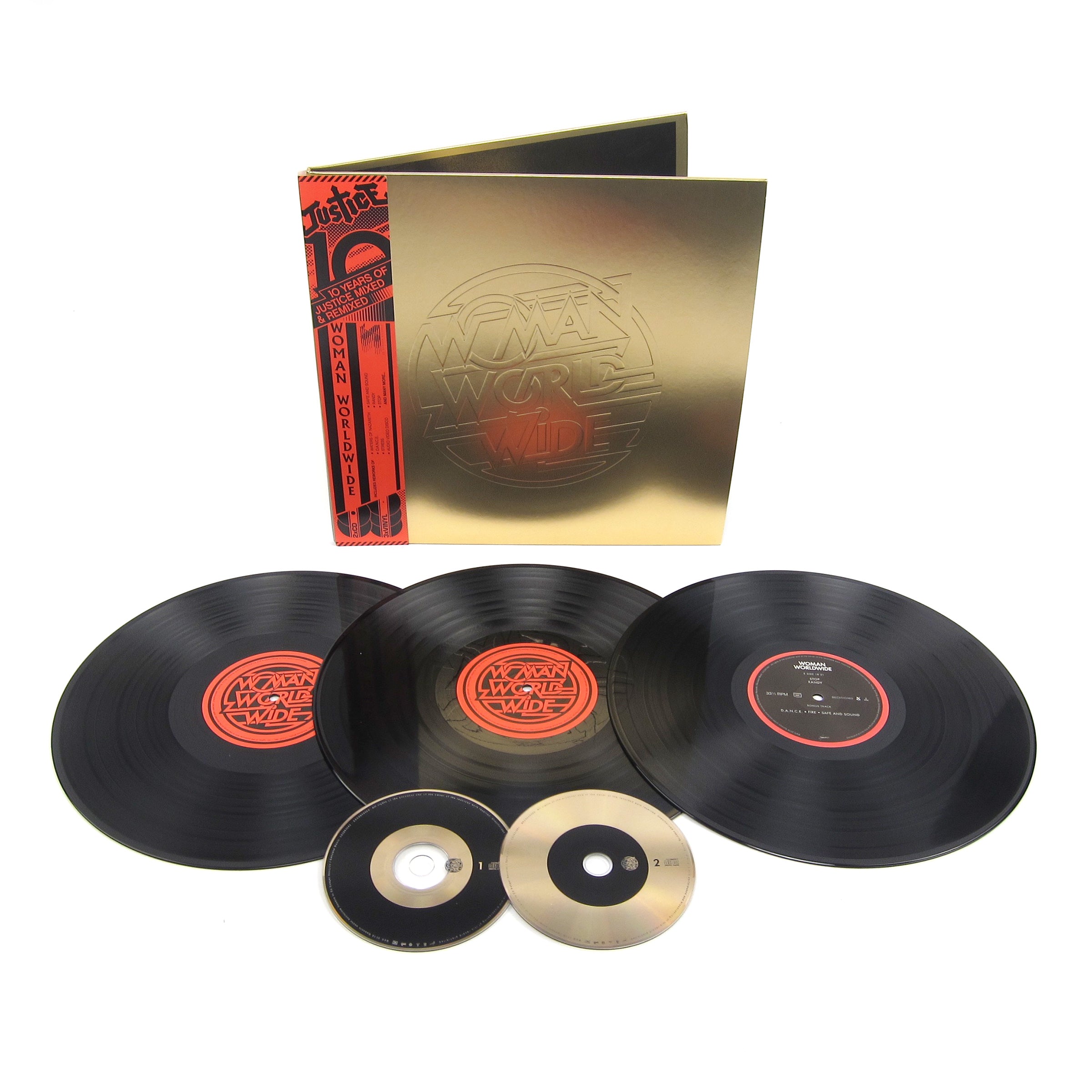Justice: Woman Worldwide Vinyl 3LP+2CD — TurntableLab.com