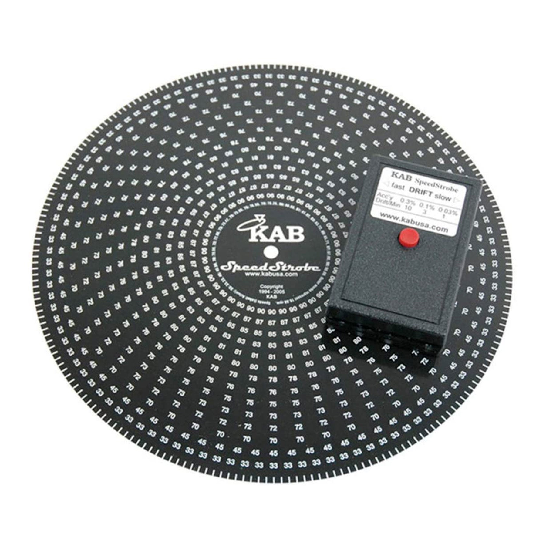 KAB: SpeedStrobe Turntable Speed Tester (Disc + Illuminator ...