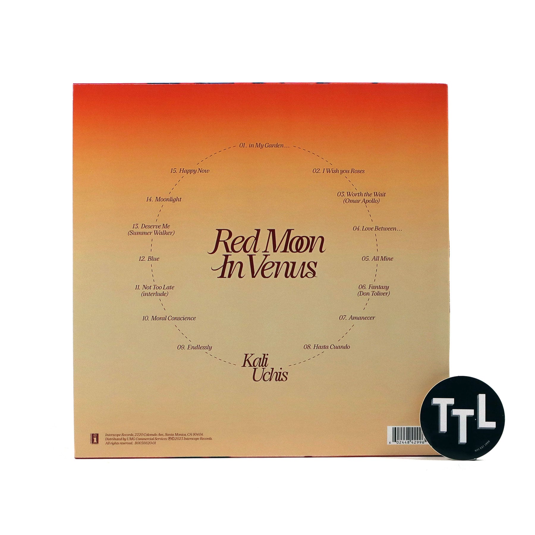 Kali Uchis: Red Moon In Venus (Indie Exclusive Colored Vinyl) Vinyl LP ...