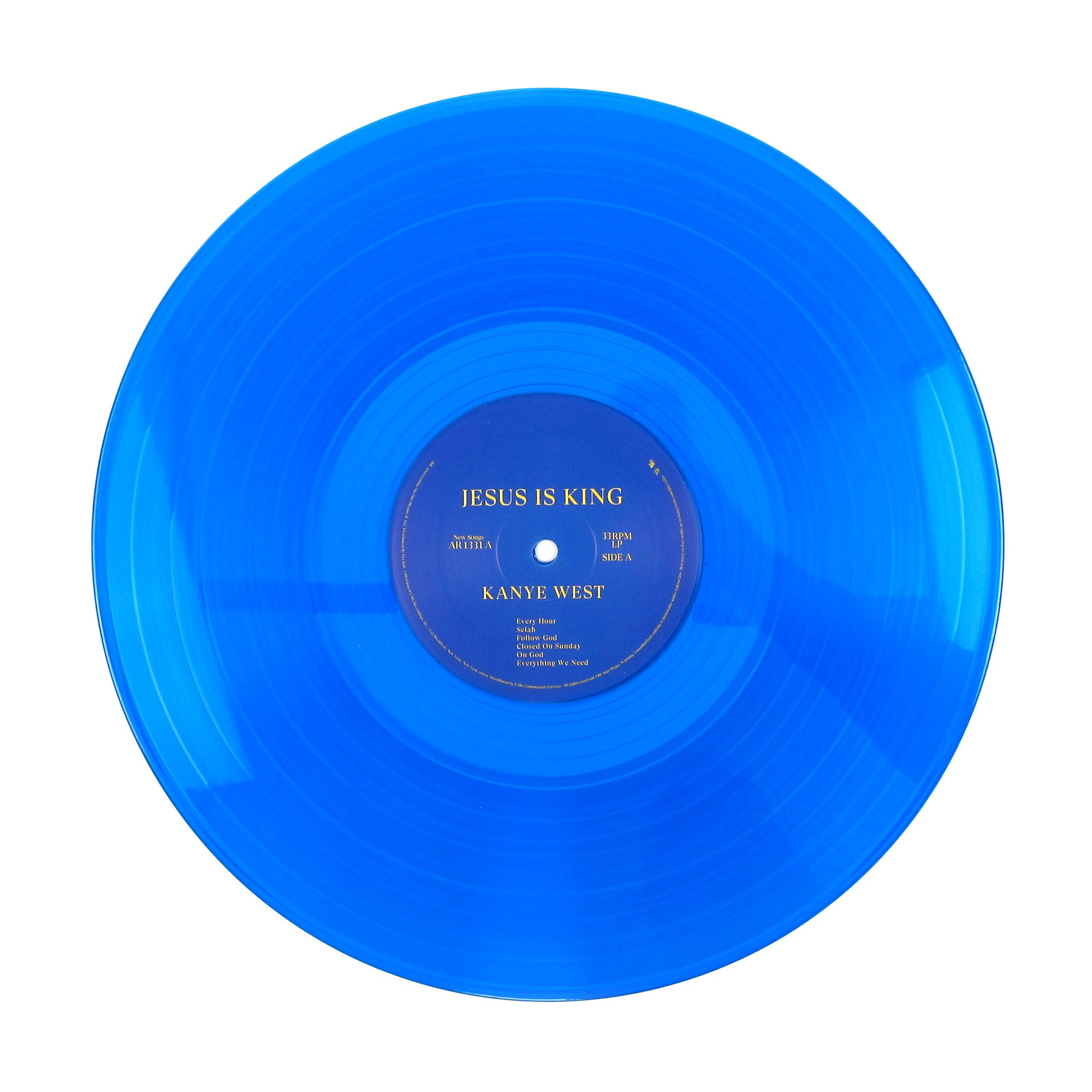 Kanye West: Jesus Is King (Blue Colored Vinyl) Vinyl LP — TurntableLab.com
