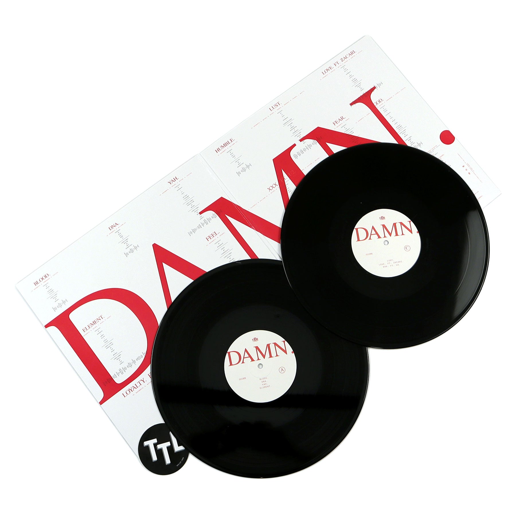 Kendrick Lamar: DAMN (180g) Vinyl 2LP — TurntableLab.com