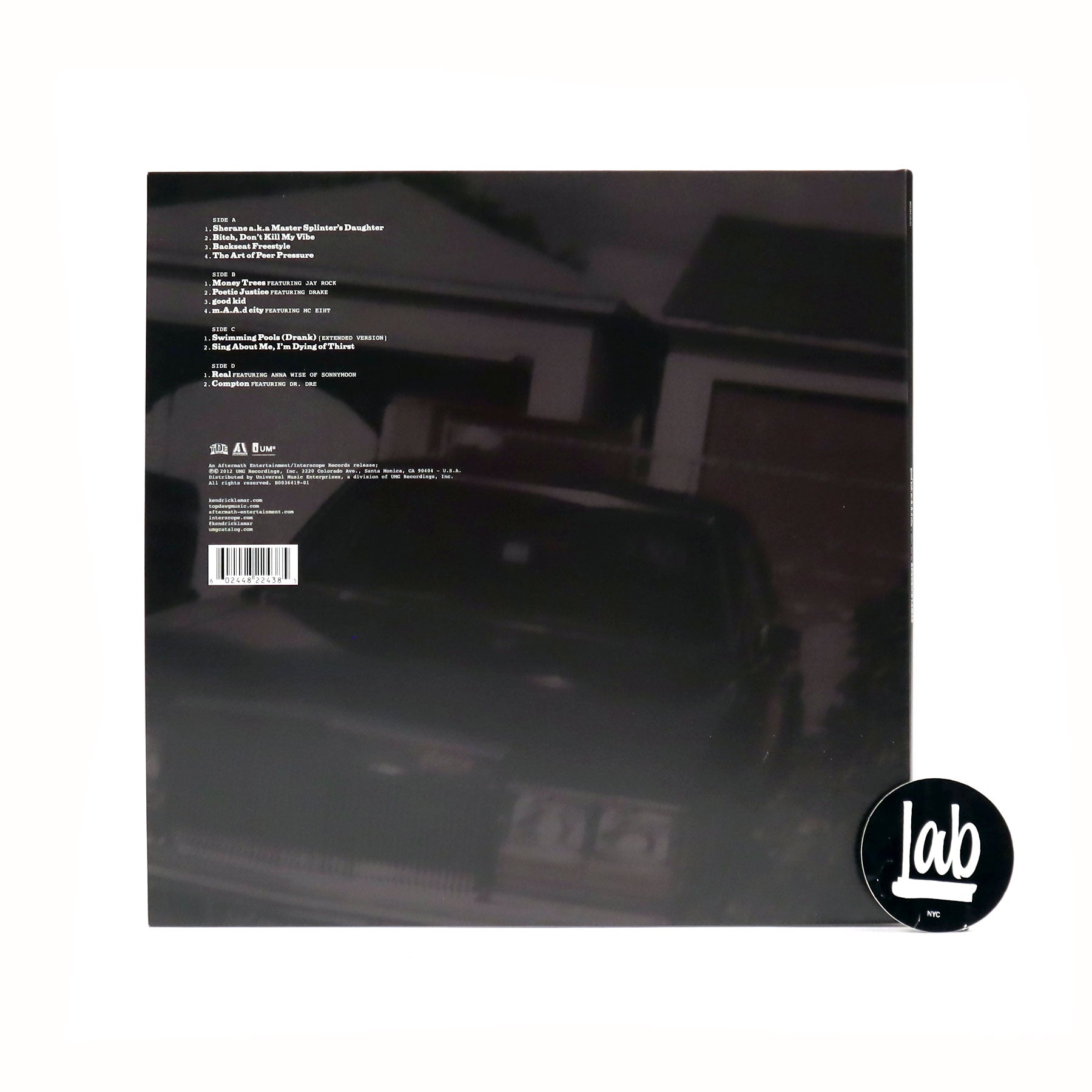 Kendrick Lamar: Good Kid, m.A.A.d City (Indie Exclusive Colored Vinyl ...