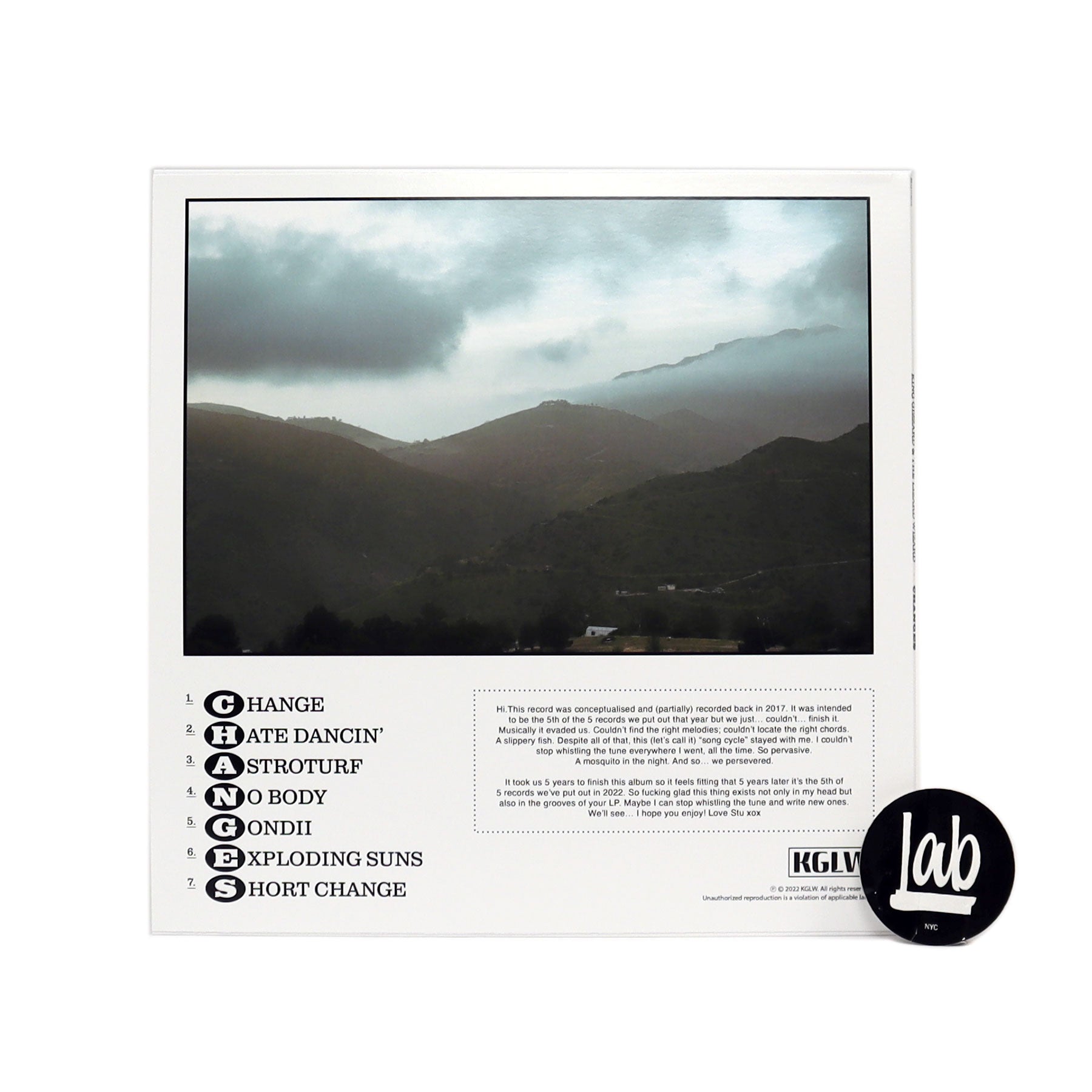 King Gizzard And The Lizard Wizard: Changes - Edge Of The Waterfall Ed — TurntableLab.com