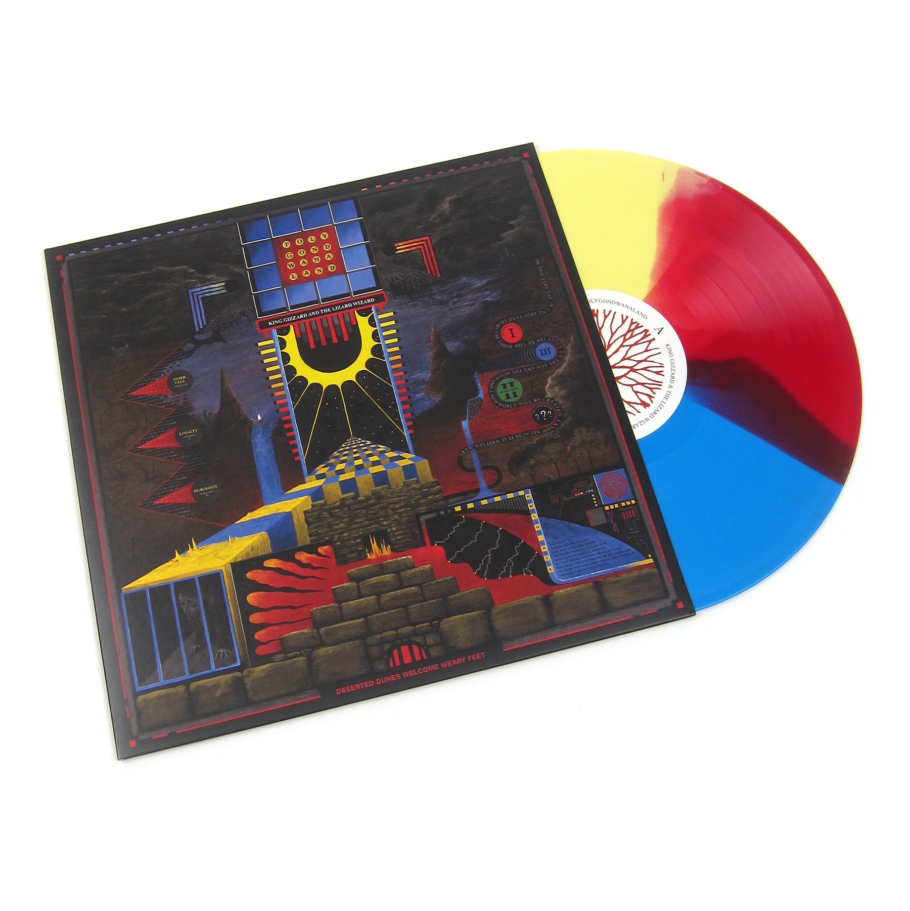 King Gizzard And The Lizard Wizard: Polygondwanaland (4-Way Colored Vi ...