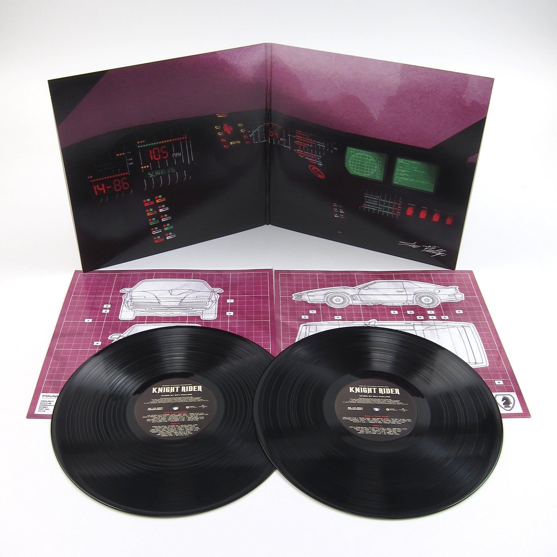 Stu Phillips: Knight Rider Soundtrack Vinyl 2LP (Record Store Day ...