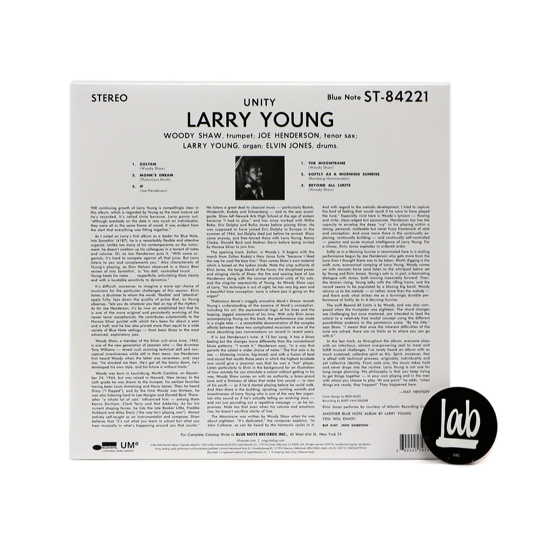 Larry Young: Unity (180g) Vinyl LP — TurntableLab.com