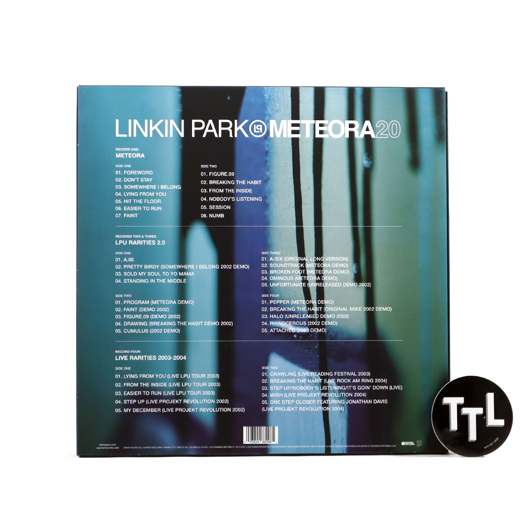 Linkin Park: Meteora - 20th Anniversary Edition Vinyl 4LP Boxset ...