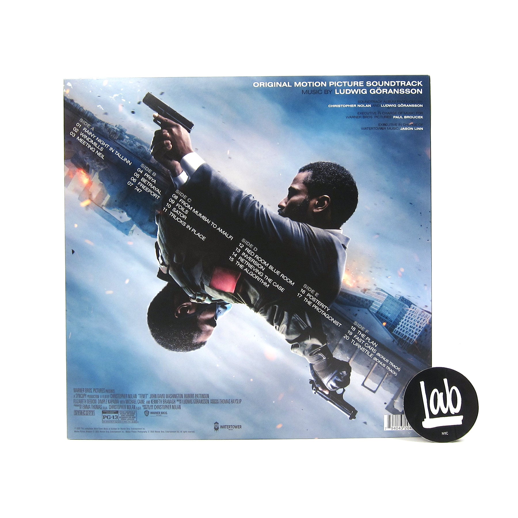 Ludwig Goransson: Tenet Soundtrack - Deluxe Edition Vinyl 3LP ...