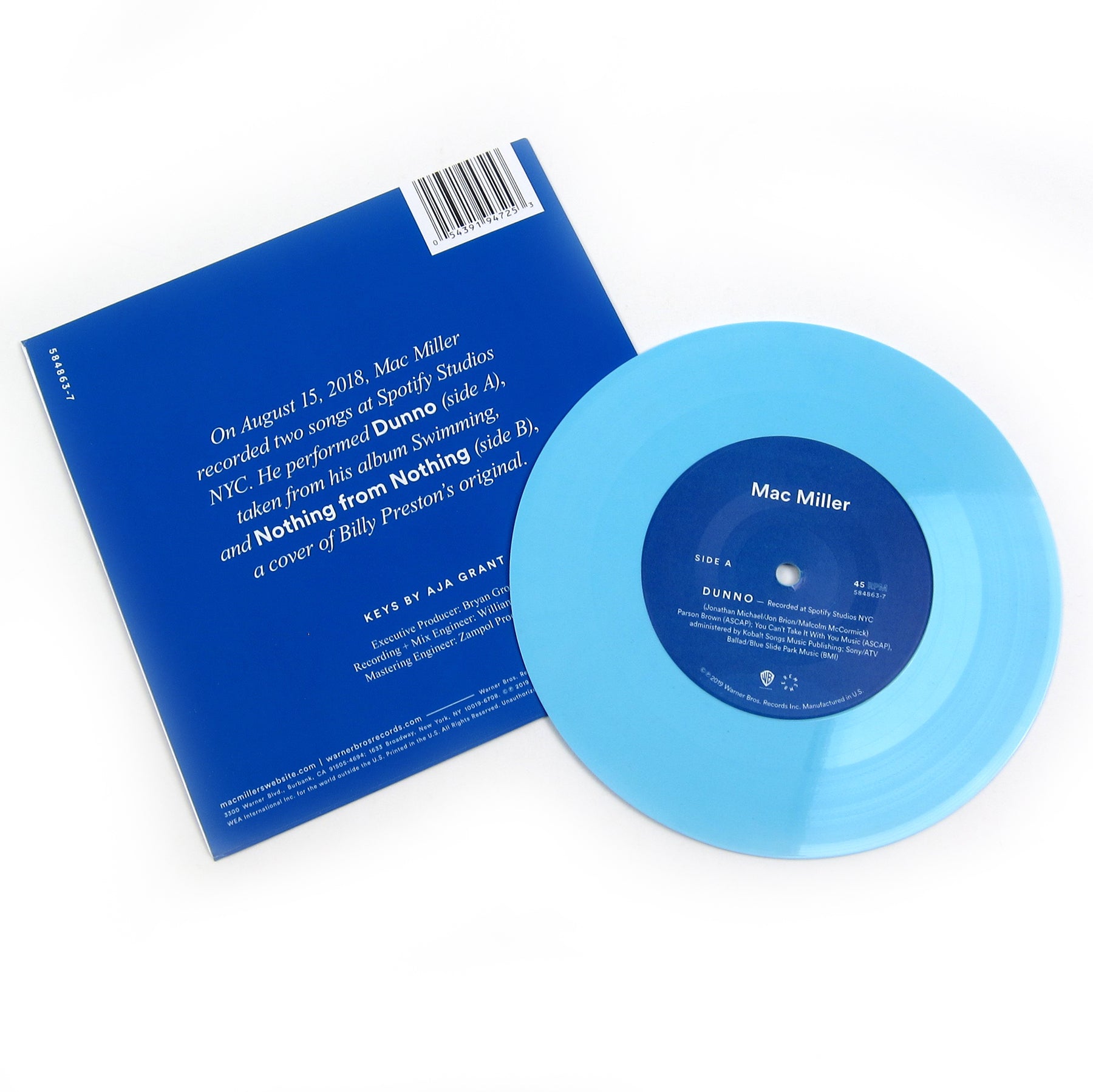 Mac Miller: Spotify Singles (Colored Vinyl) Vinyl 7" — TurntableLab.com