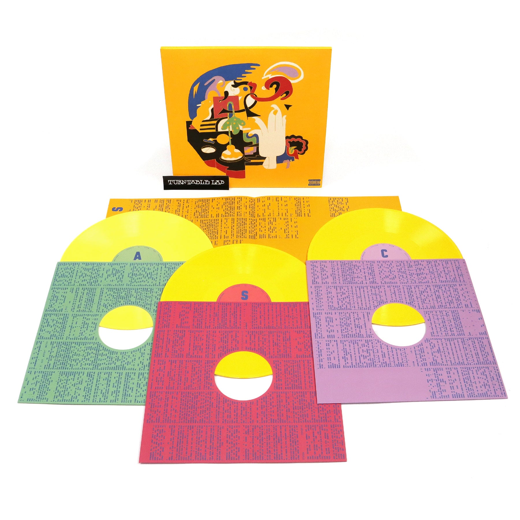 Mac Miller: Faces (Yellow Colored Vinyl) Vinyl 3LP — TurntableLab.com