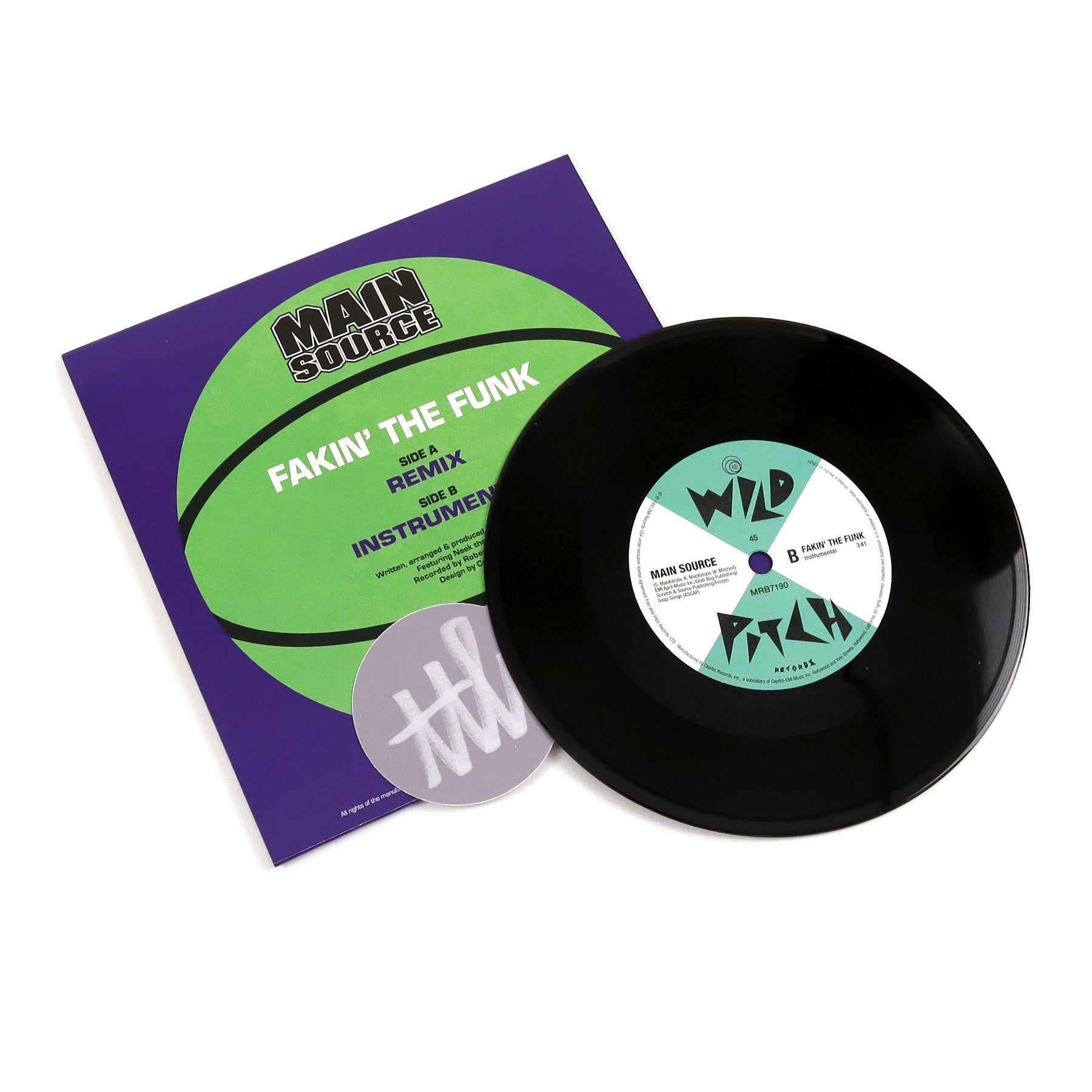 Main Source: Fakin' The Funk (Remix) Vinyl 7" — TurntableLab.com