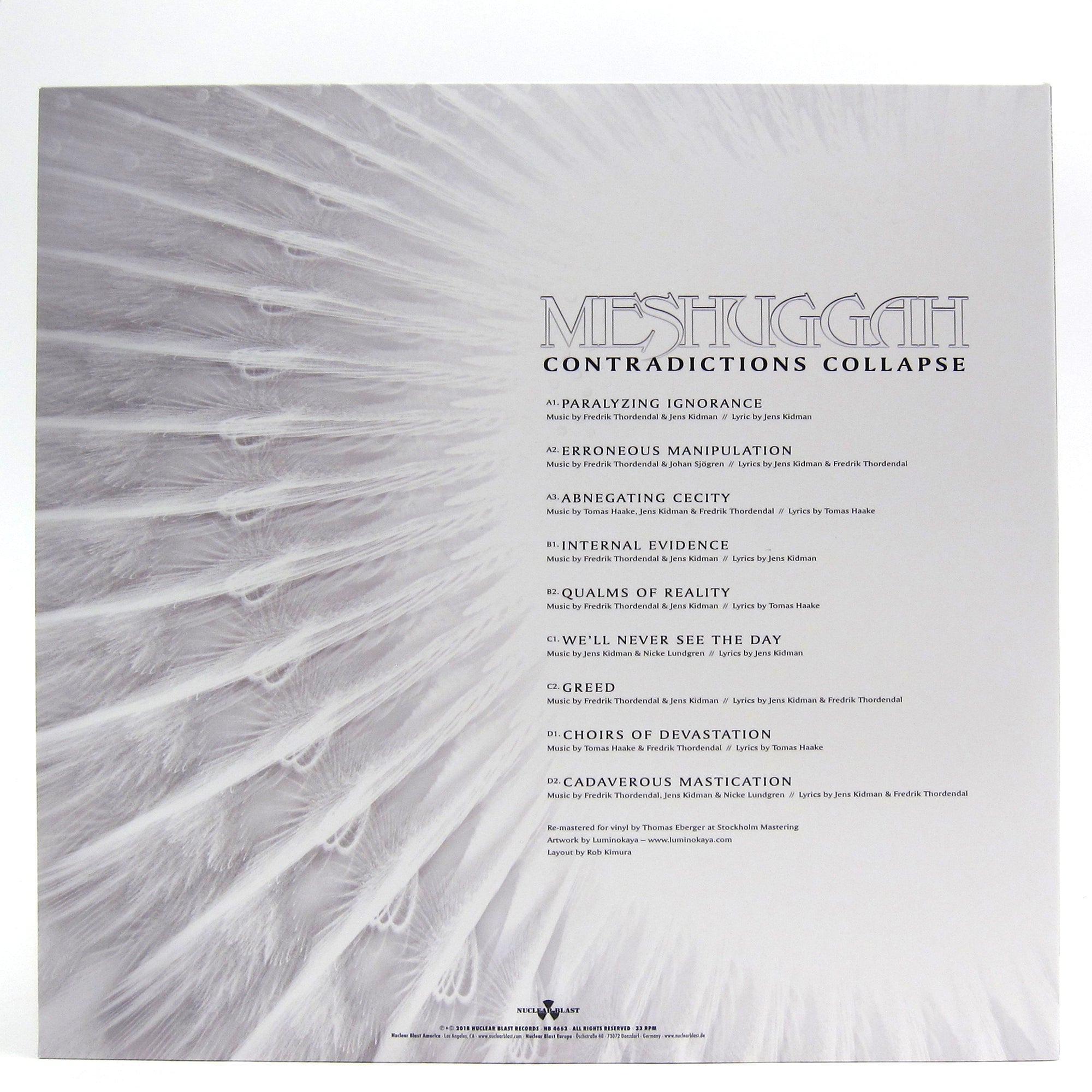 Meshuggah: Contradictions Collapse (Indie Exclusive Colored Vinyl) Vin ...