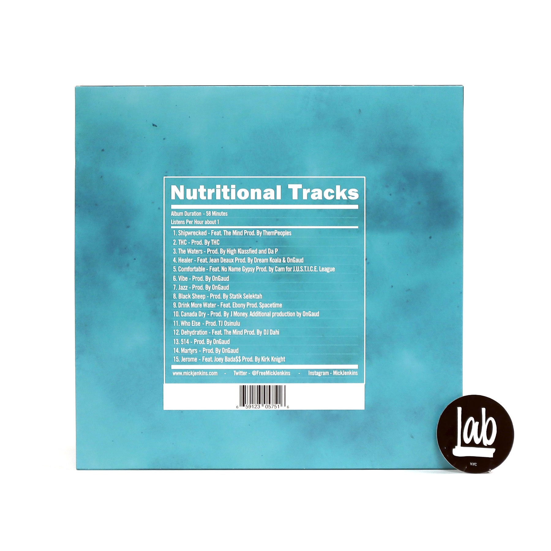 Mick Jenkins: The Water(s) Vinyl 2LP — TurntableLab.com