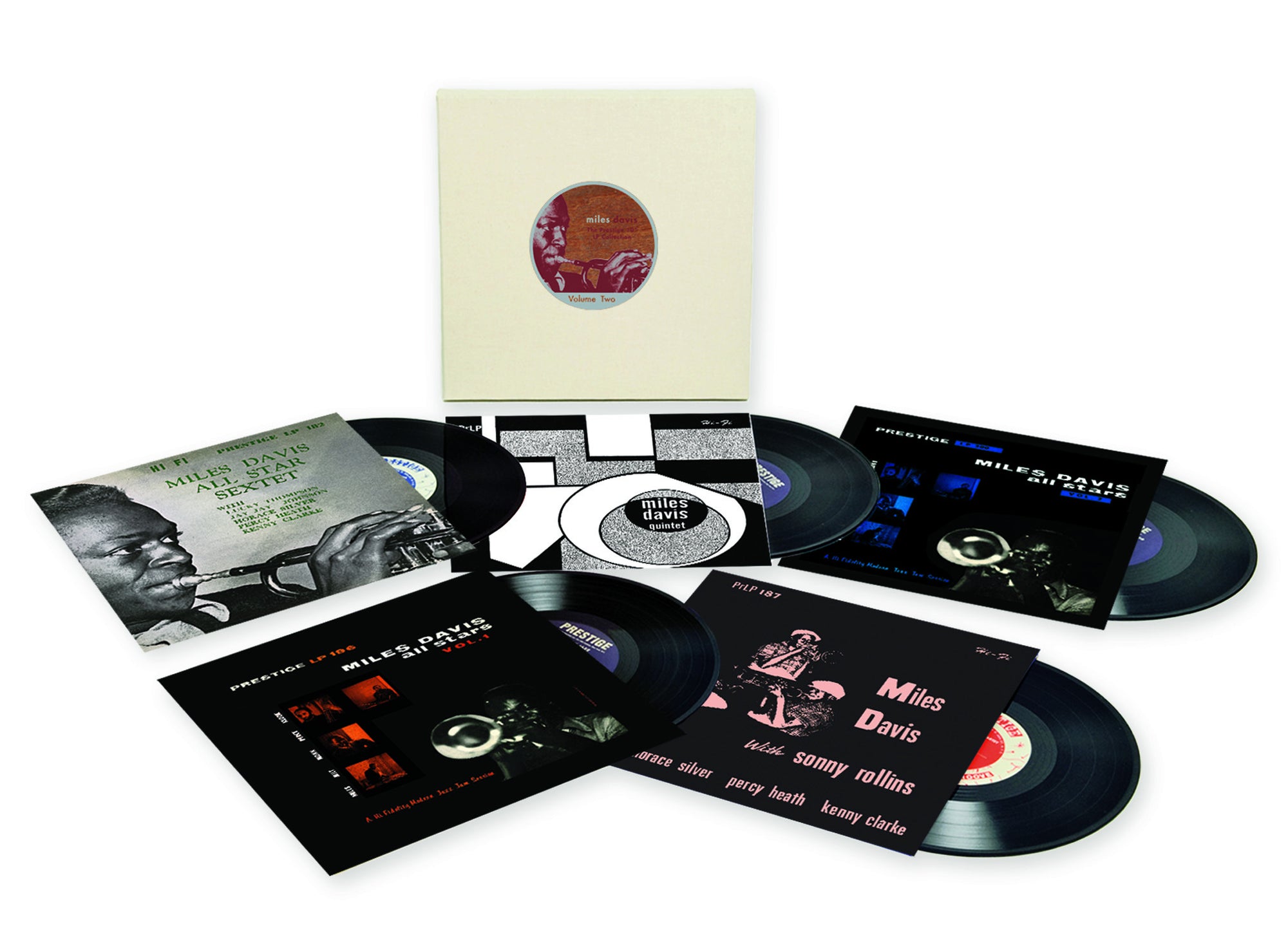 Miles Davis: The Prestige 10-Inch LP Collection, Vol.2 Vinyl 5LP Boxse ...