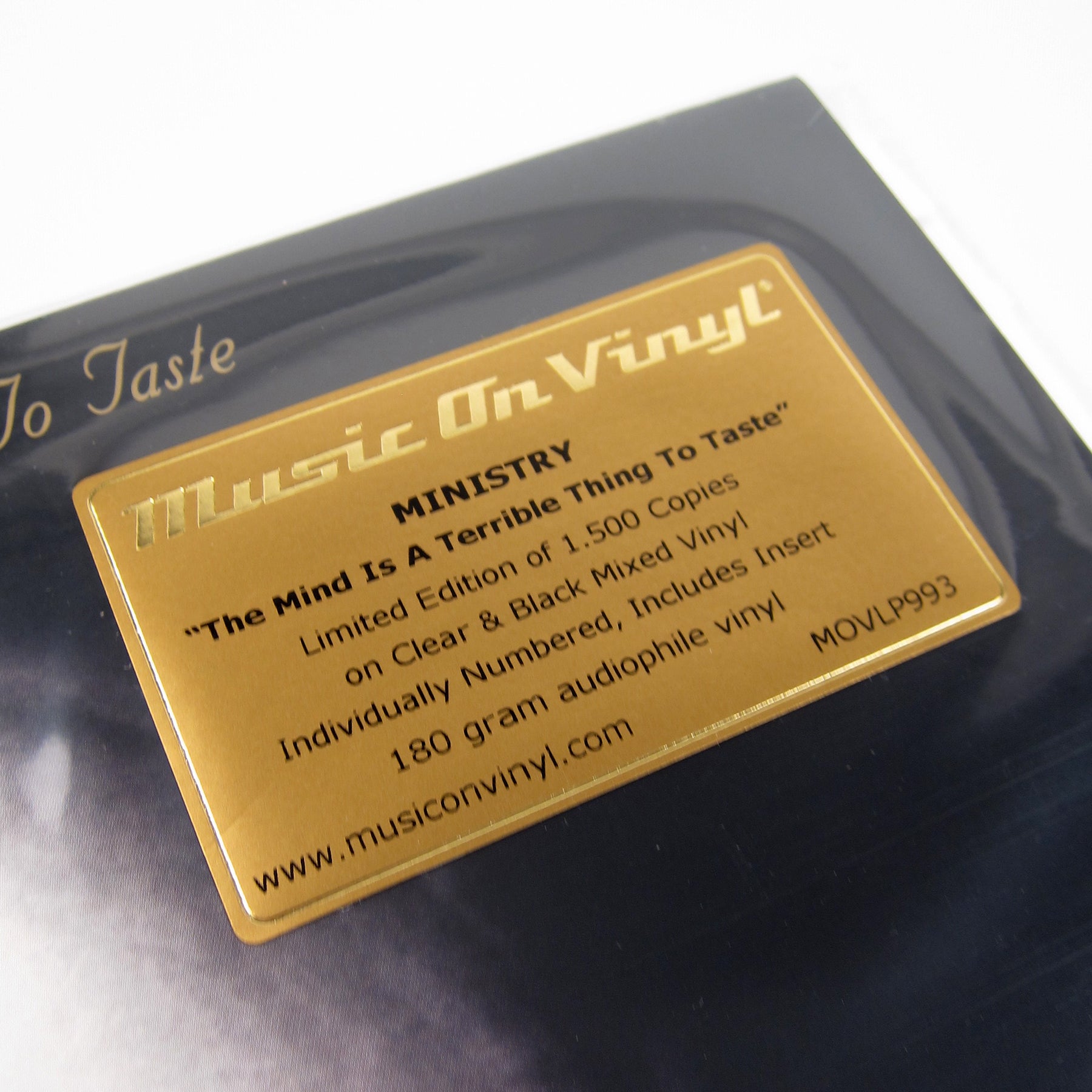 Ministry: The Mind Is A Terrible Thing To Taste (Music On Vinyl 180g ...