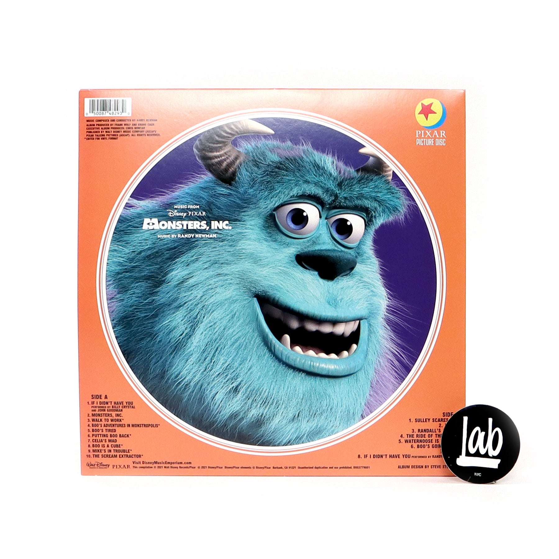 Monsters, Inc.: Music From Monsters, Inc. (Pic Disc) Vinyl LP ...