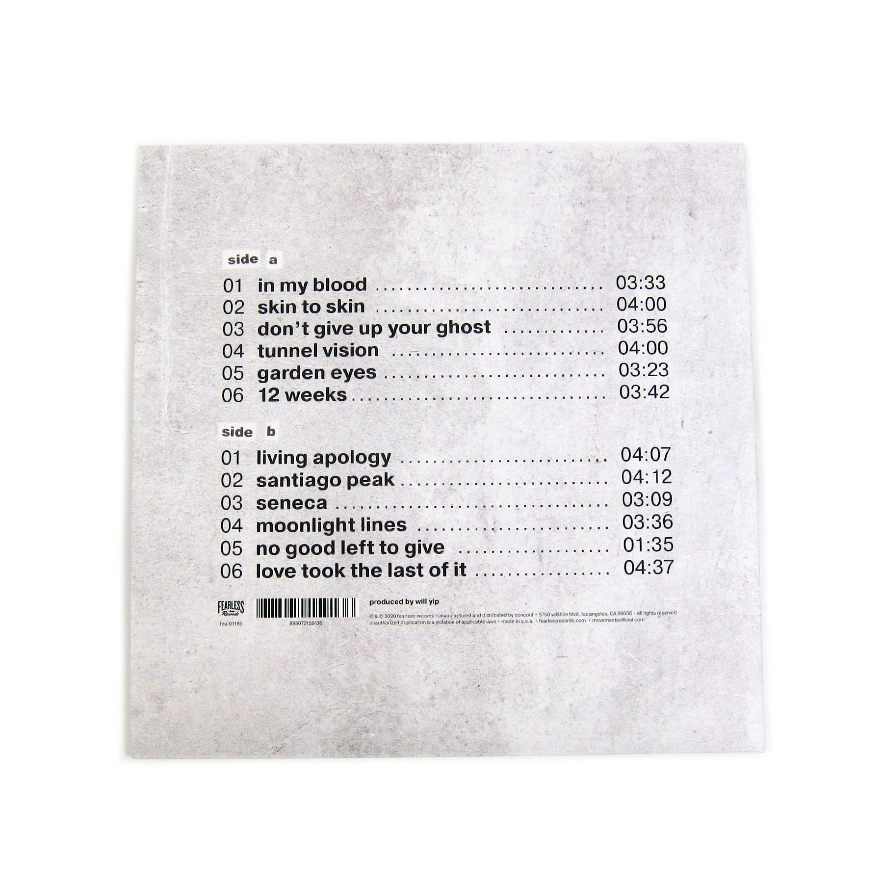 Movements: No Good Left To Give (Colored Vinyl) Vinyl LP — TurntableLab.com