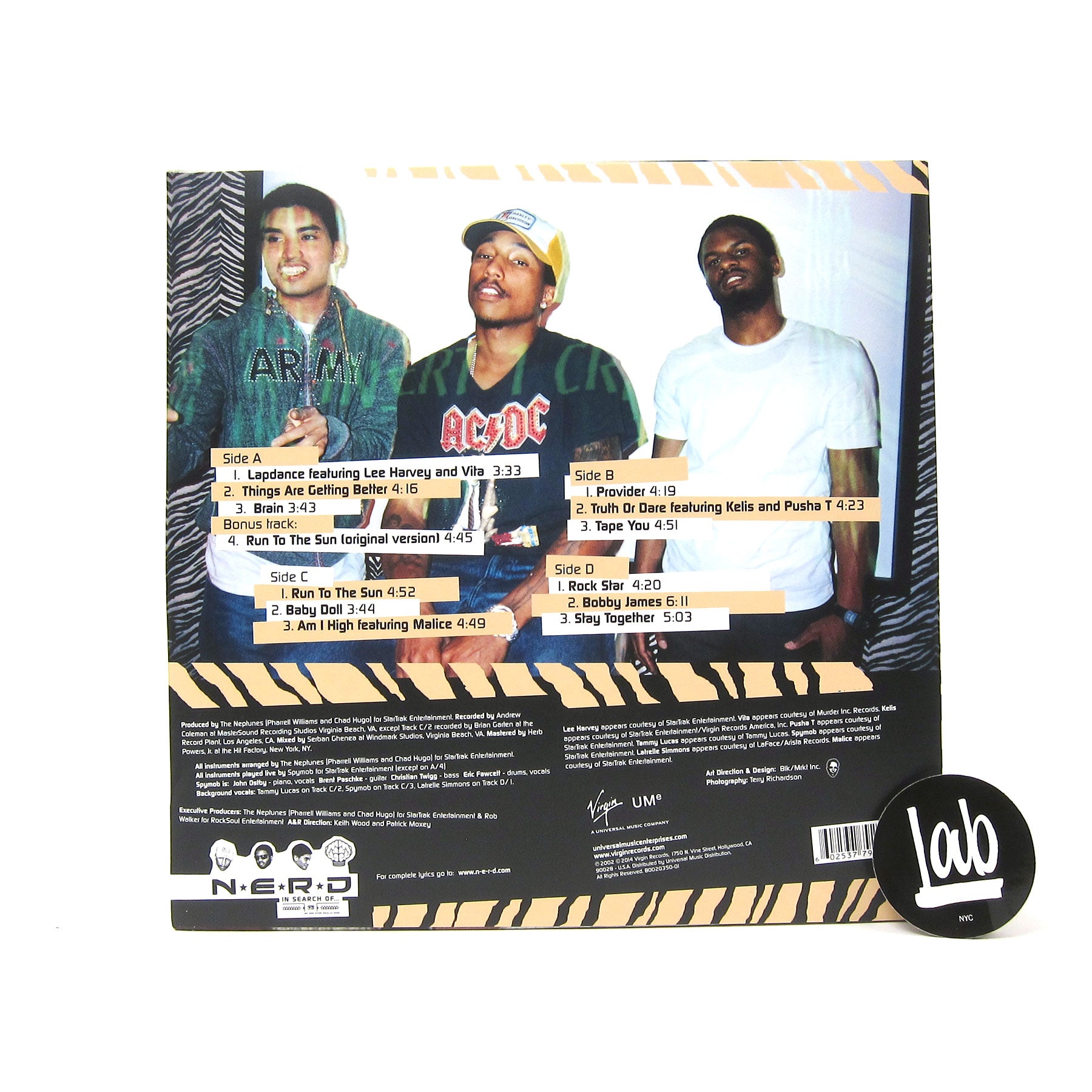 N.E.R.D: In Search Of… (Colored Vinyl) Vinyl 2LP — TurntableLab.com