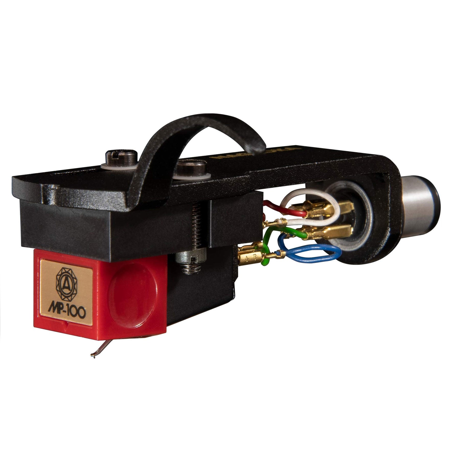 Nagaoka: MP-100H Cartridge Mounted on Headshell — TurntableLab.com
