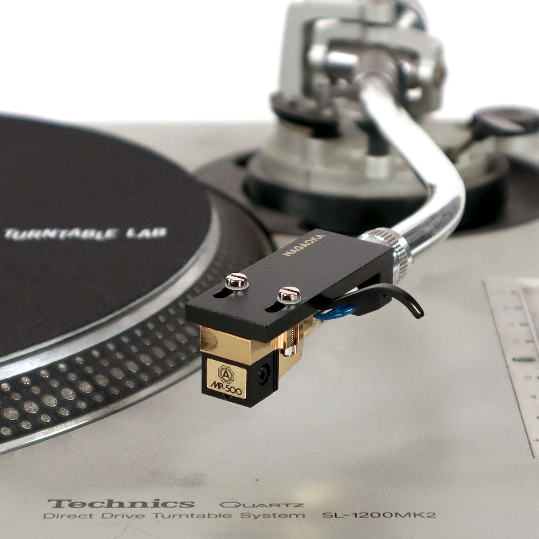 Nagaoka: MP-500H Cartridge Mounted on Headshell — TurntableLab.com