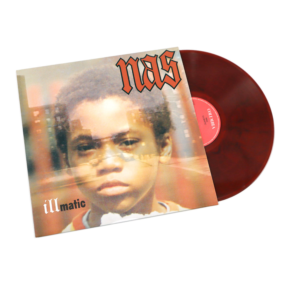 Nas: Illmatic (Red Smoke Colored Vinyl, Import) Vinyl LP — TurntableLab.com