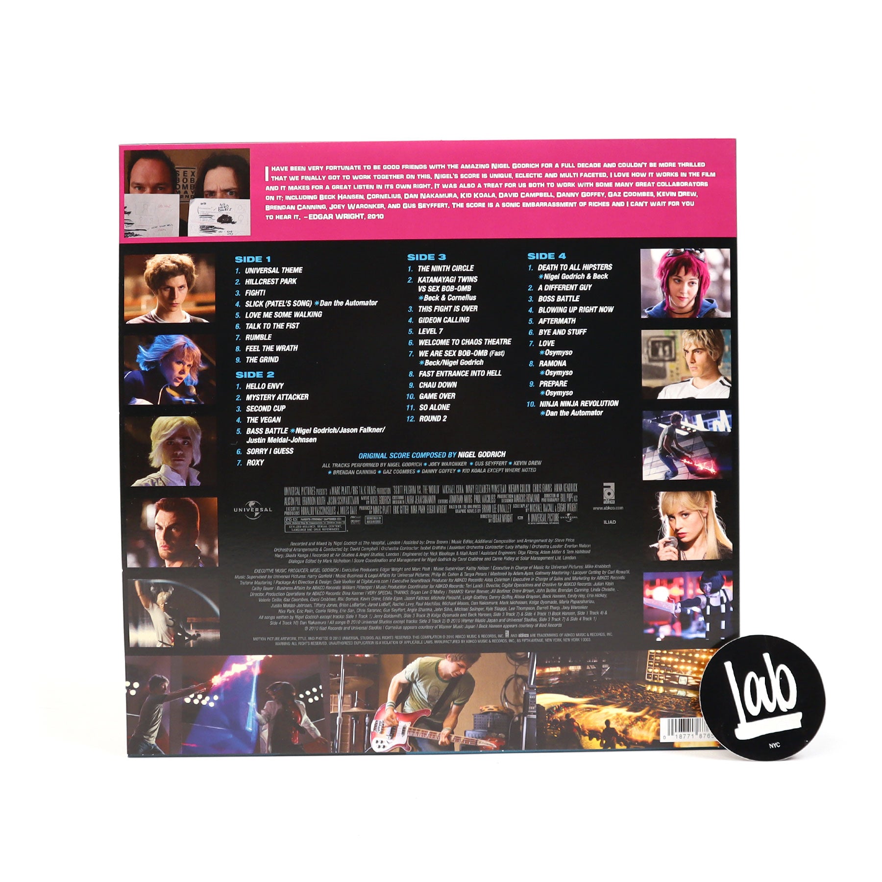 Nigel Godrich: Scott Pilgrim vs. The World Motion Picture Score (Color ...