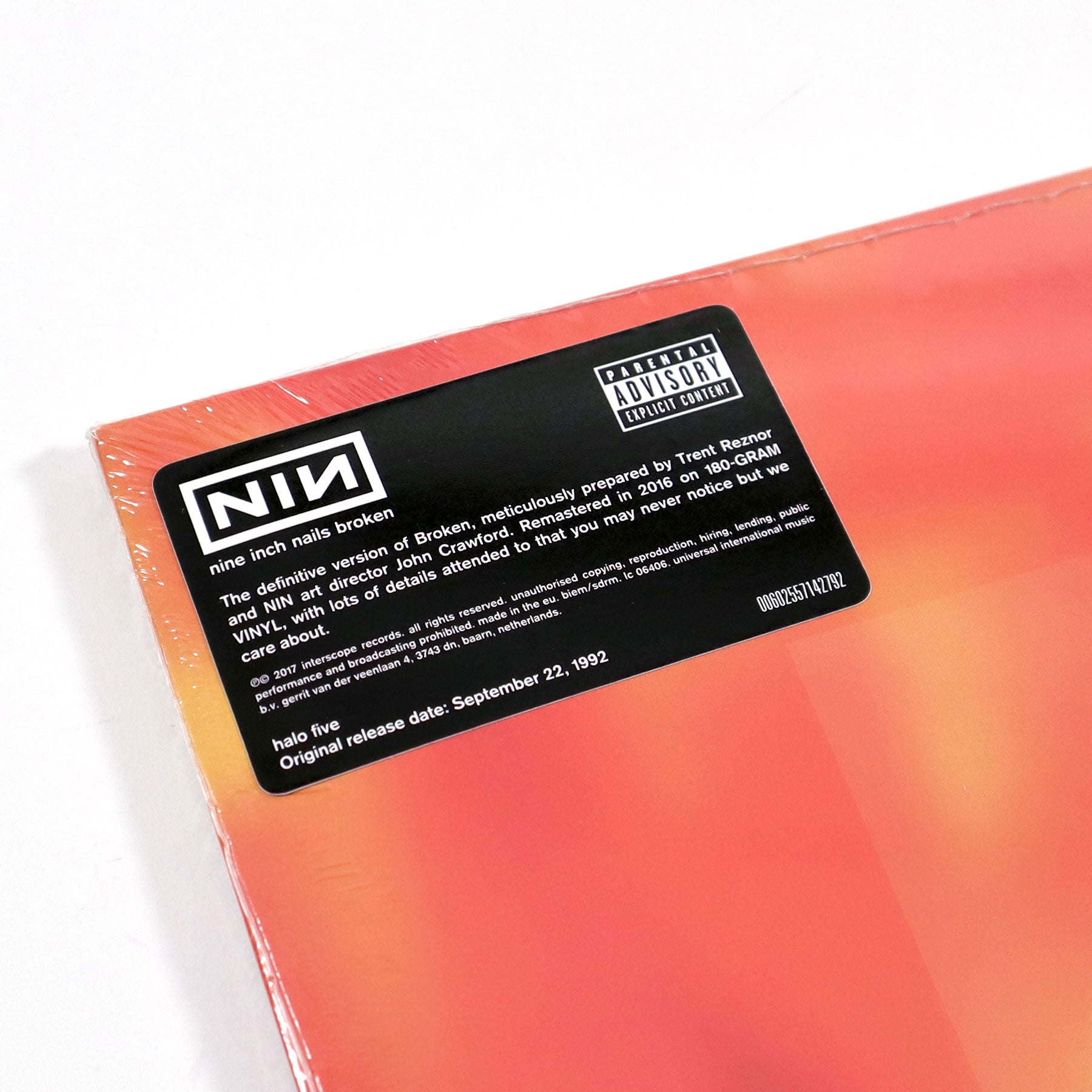 Nine Inch Nails: Broken (180g) Vinyl LP+7" — TurntableLab.com