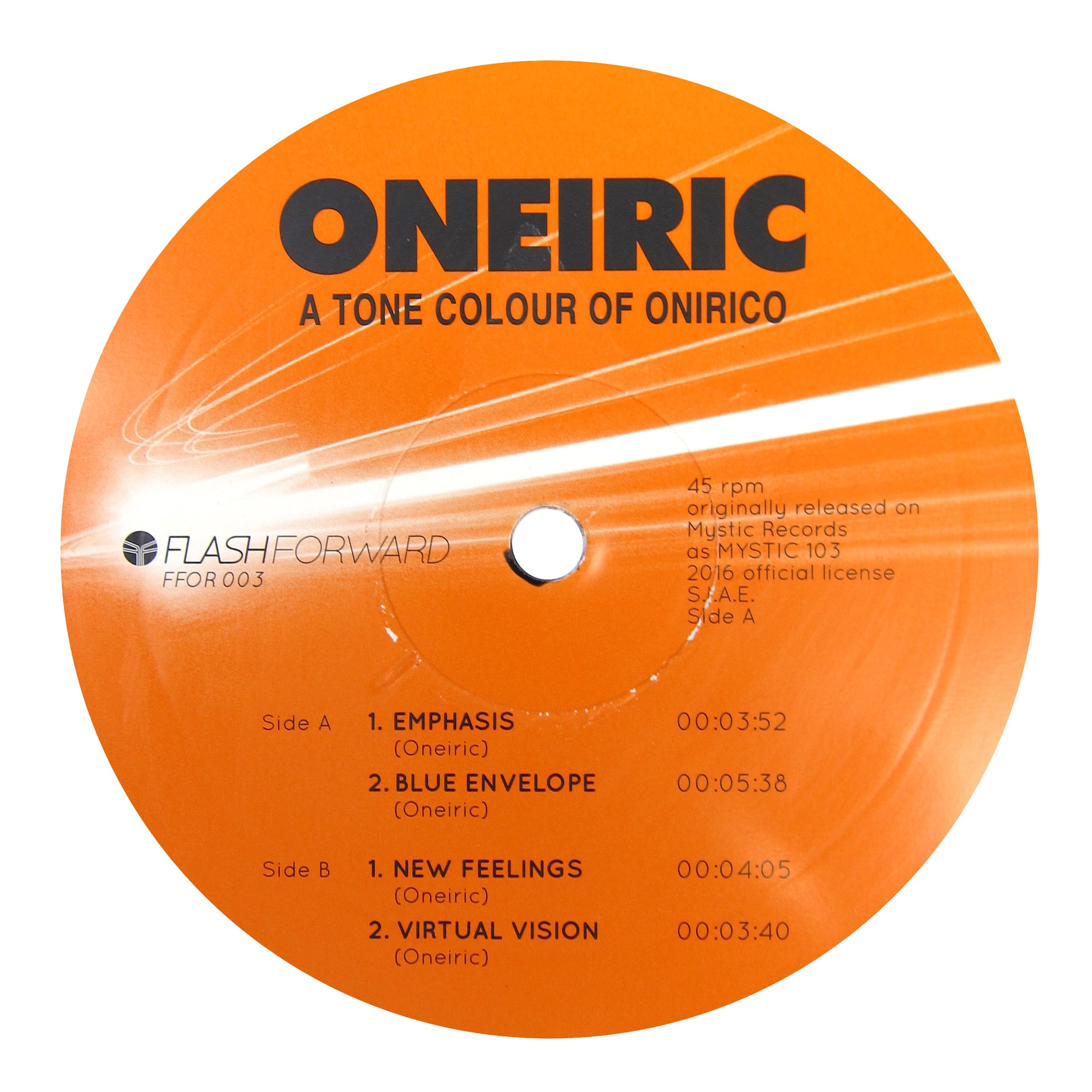 Oneiric: A Tone Colour Of Onirico Vinyl 12" — TurntableLab.com