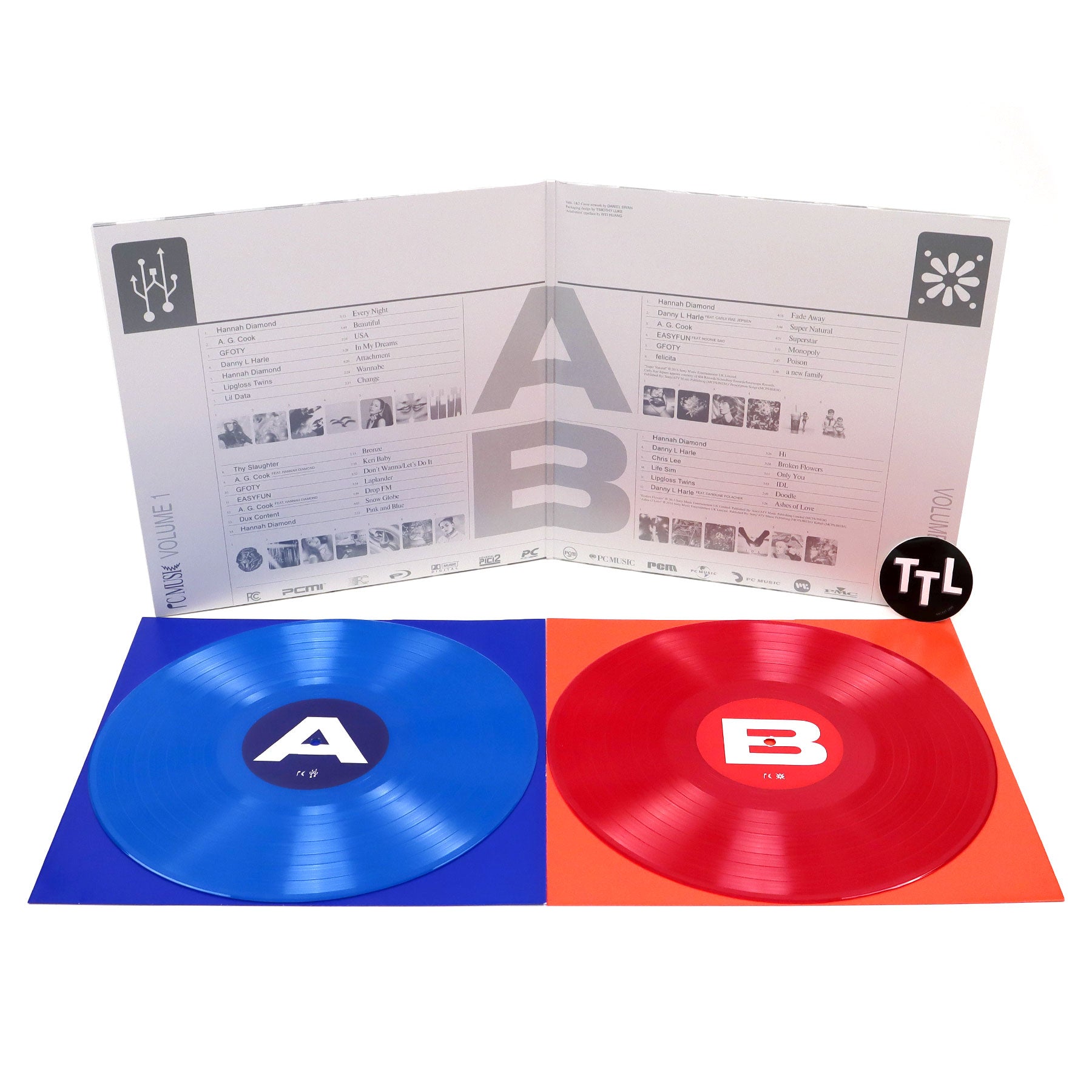 PC Music: PC Music Vol.1&2 (Colored Vinyl) Vinyl 2LP — TurntableLab.com