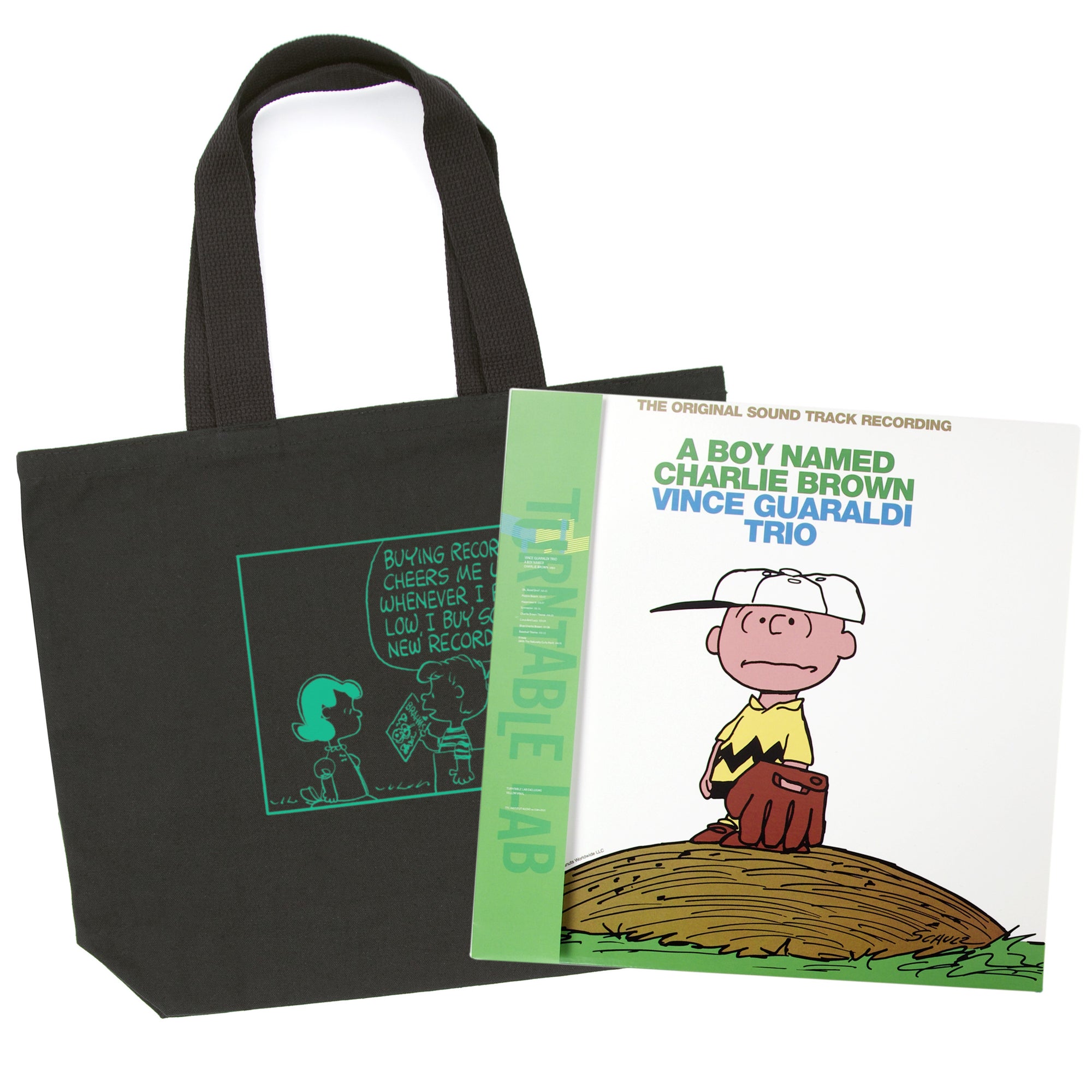 Turntable Lab: Peanuts Tote / A Boy Named Charlie Brown Vinyl LP Bundl ...