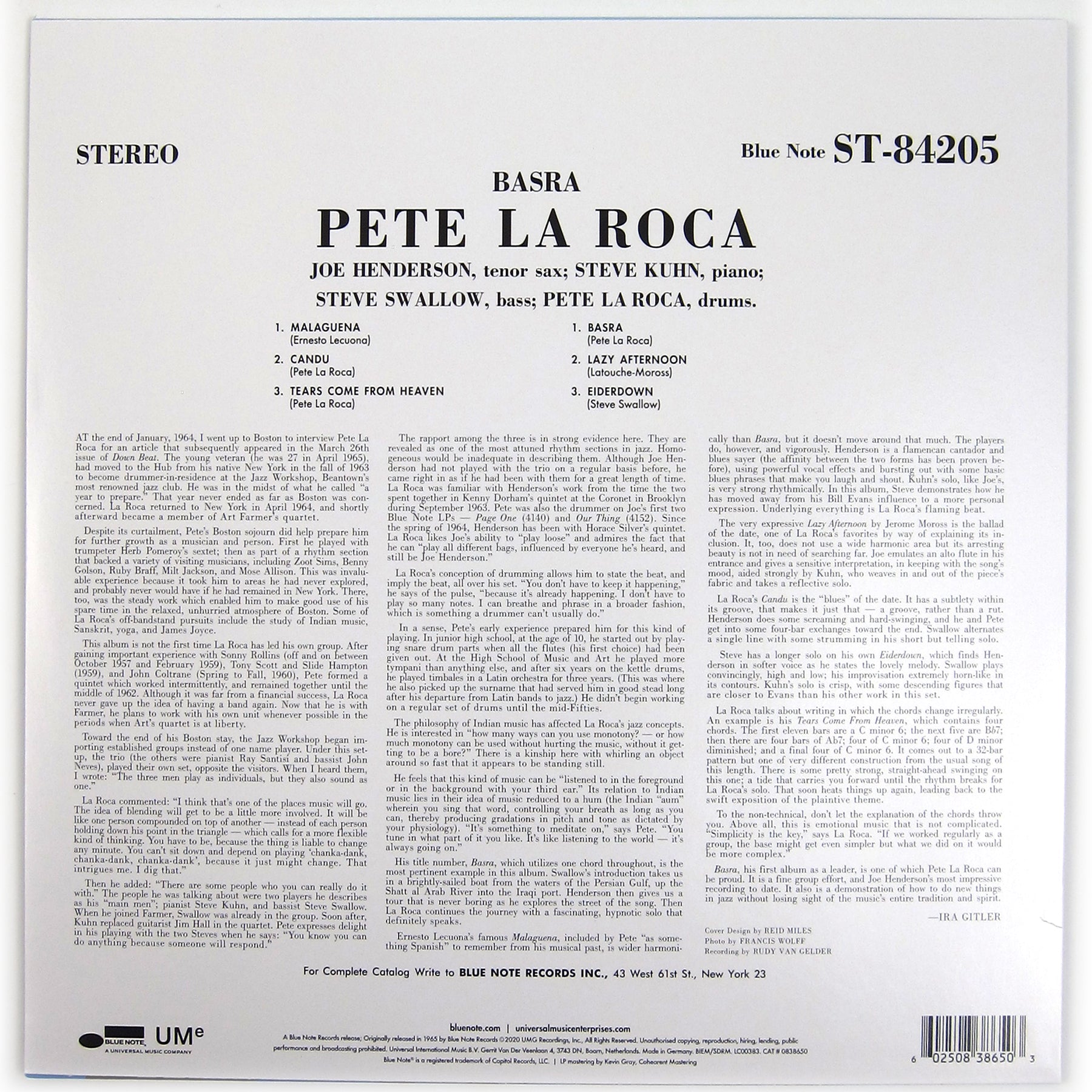 Pete La Roca: Basra Vinyl LP — TurntableLab.com