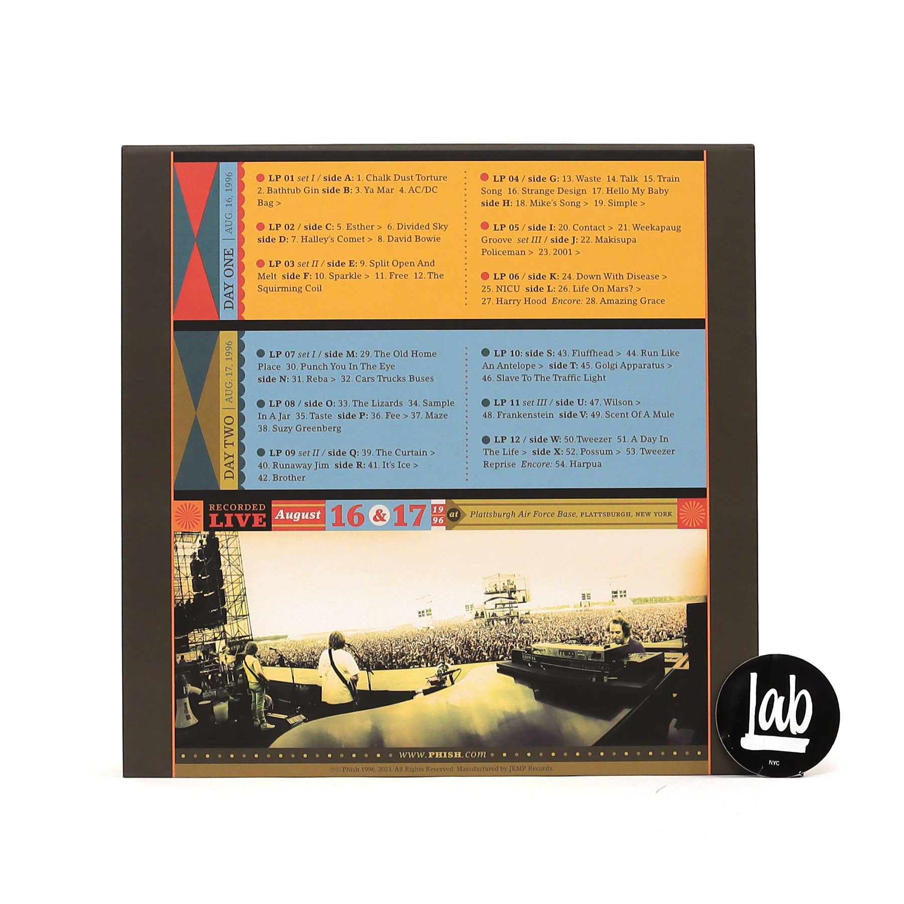 Phish: The Clifford Ball 25th Anniversary (Colored Vinyl) Vinyl 12LP B ...