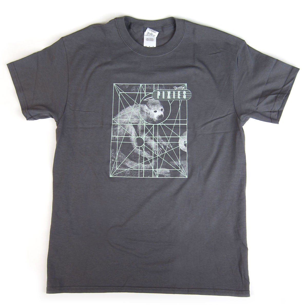 Pixies: Doolittle Monkey Grid Shirt - Charcoal — TurntableLab.com
