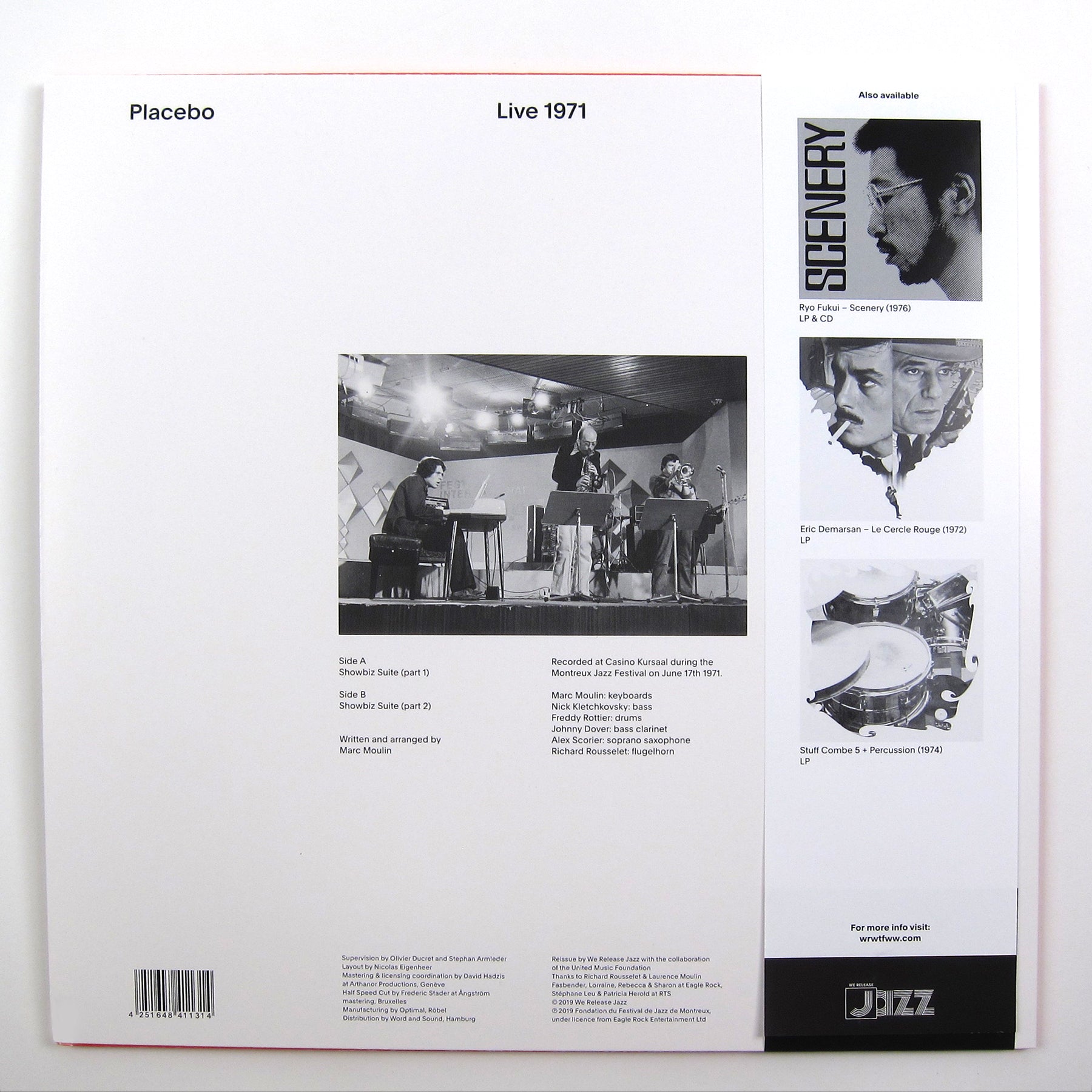 Placebo: Live 1971 (180g) Vinyl LP — TurntableLab.com