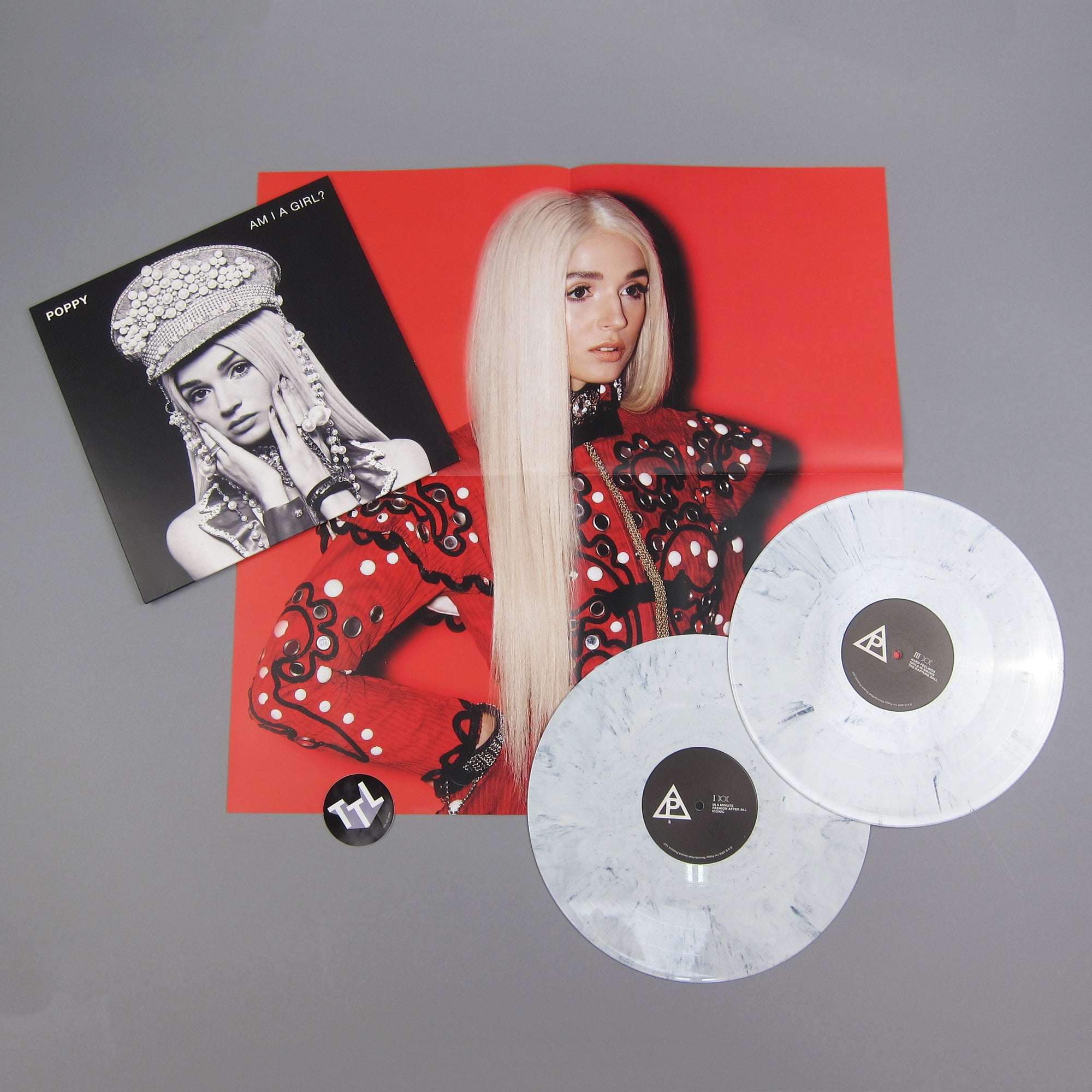 Poppy: Am I A Girl? (White / Black Marble Vinyl) Vinyl 2LP ...
