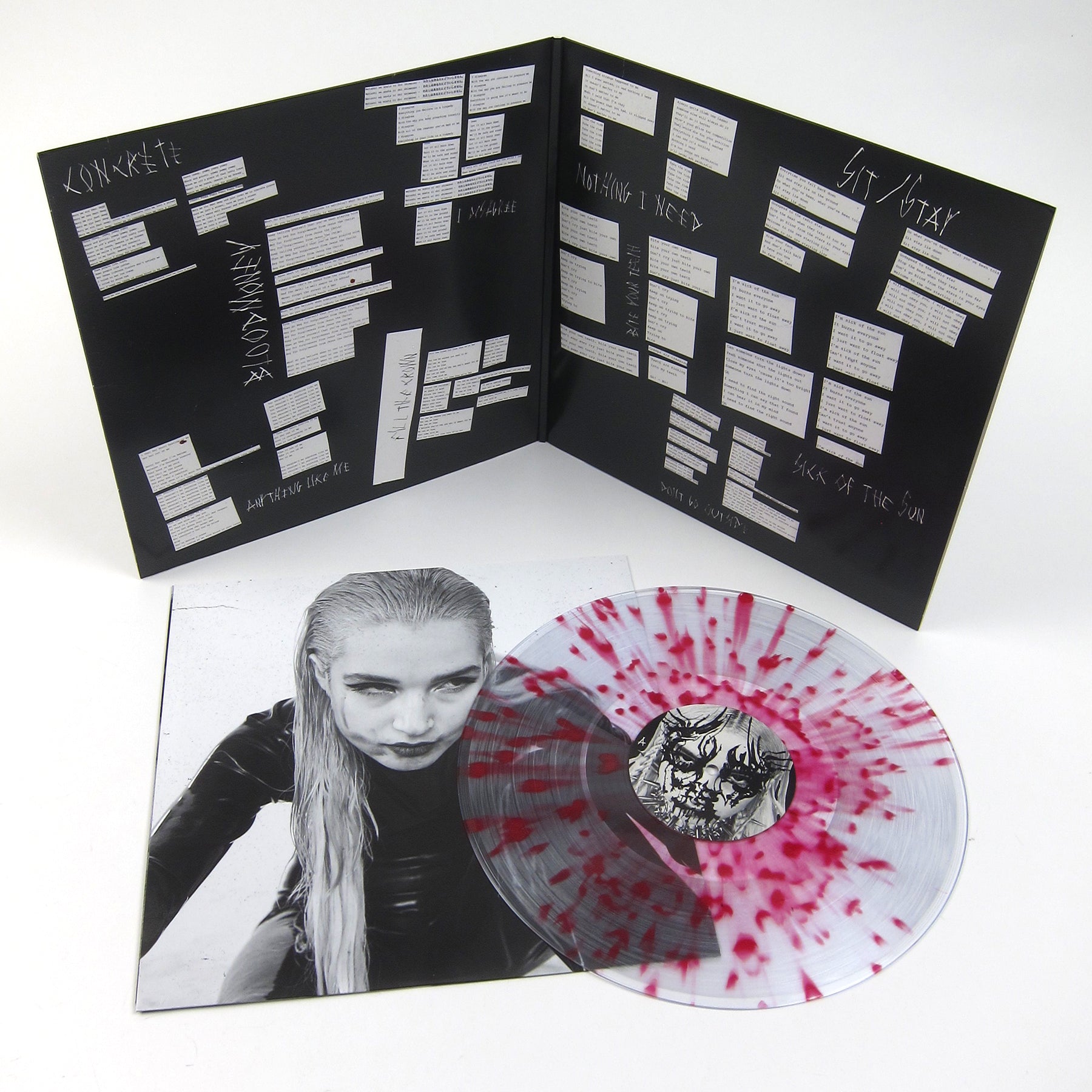 Poppy: I Disagree (Clear Red Splatter Vinyl) Vinyl LP — TurntableLab.com