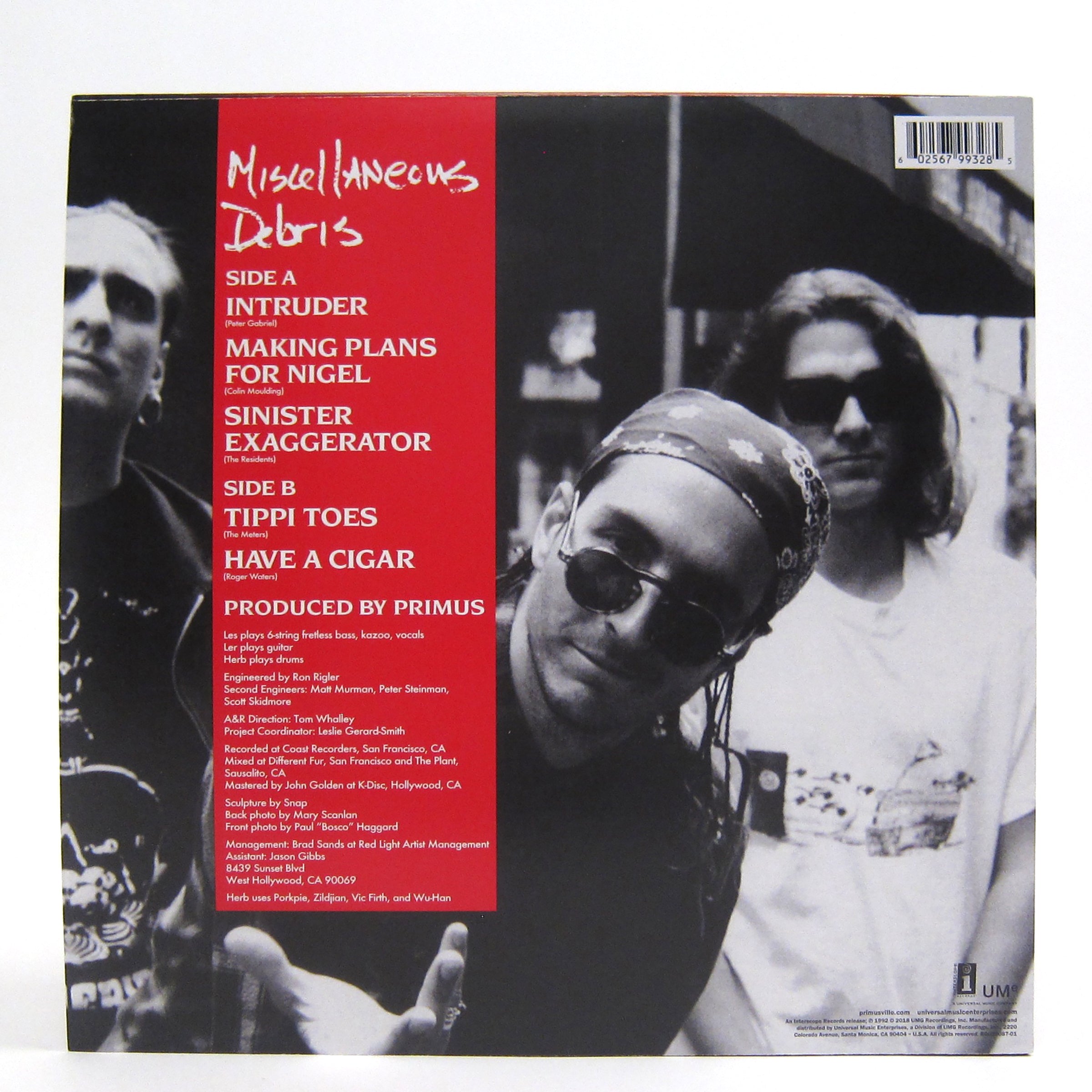 Primus: Miscellaneous Debris Vinyl 12" — TurntableLab.com
