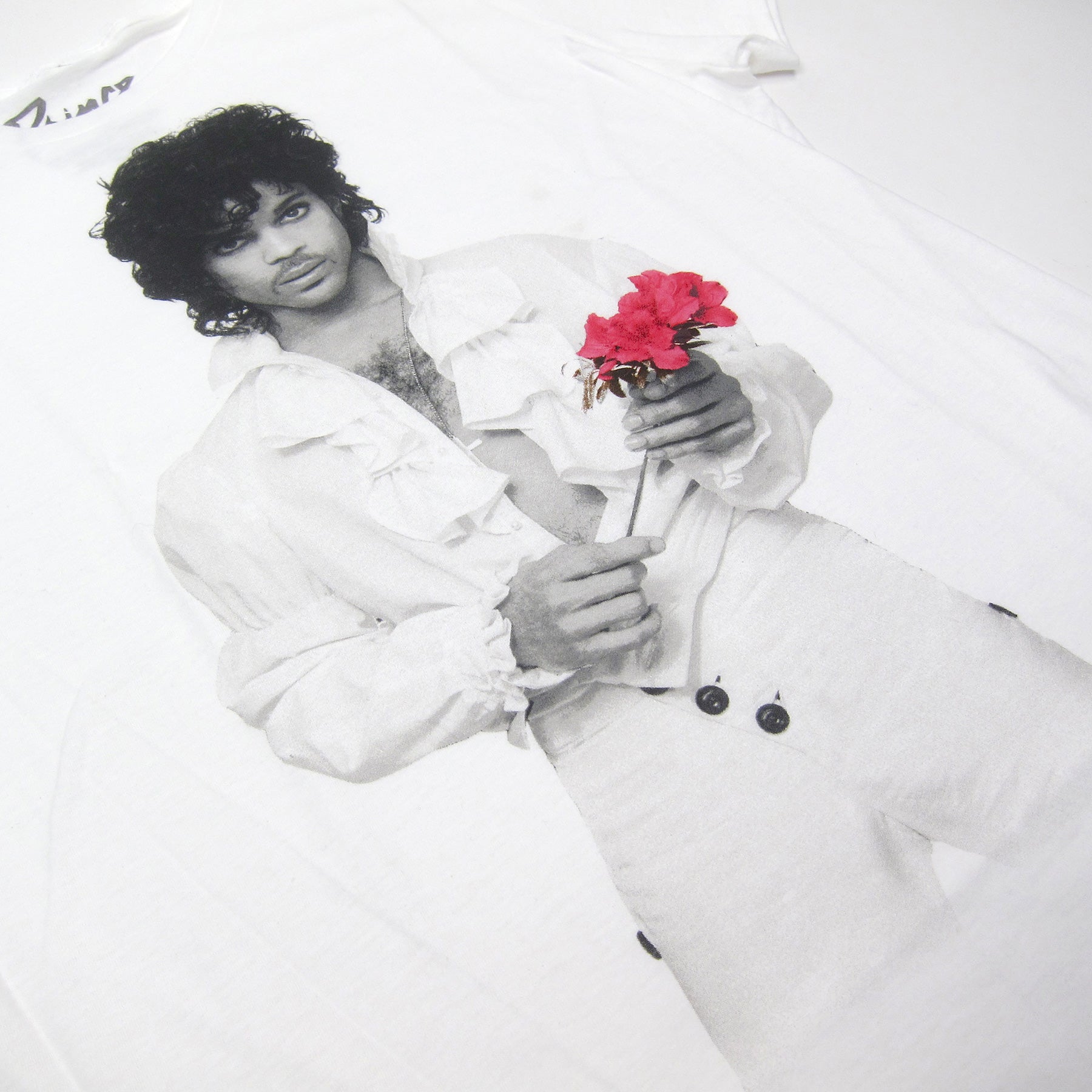 Prince: Flower Shirt - White — TurntableLab.com