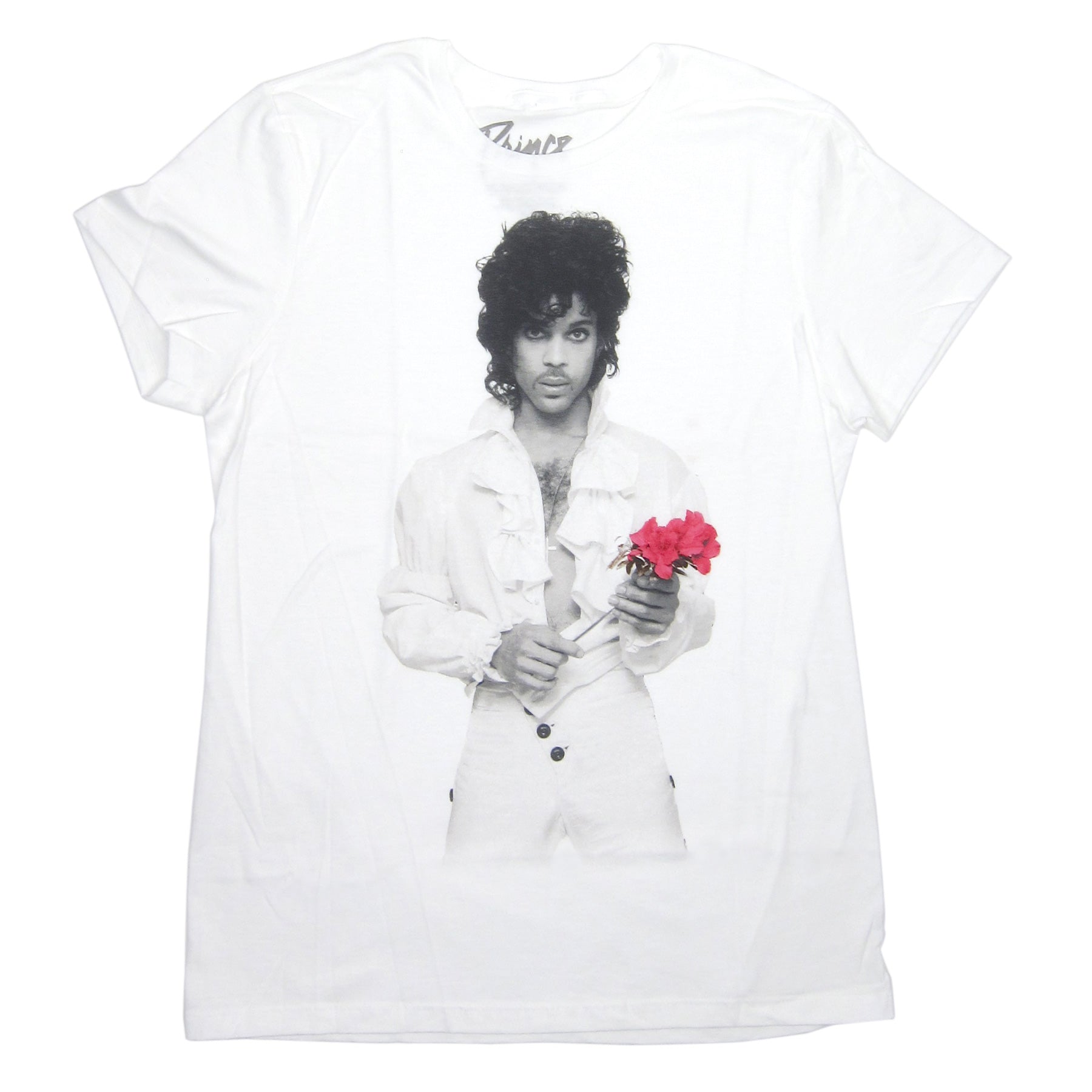 Prince: Flower Shirt - White — TurntableLab.com