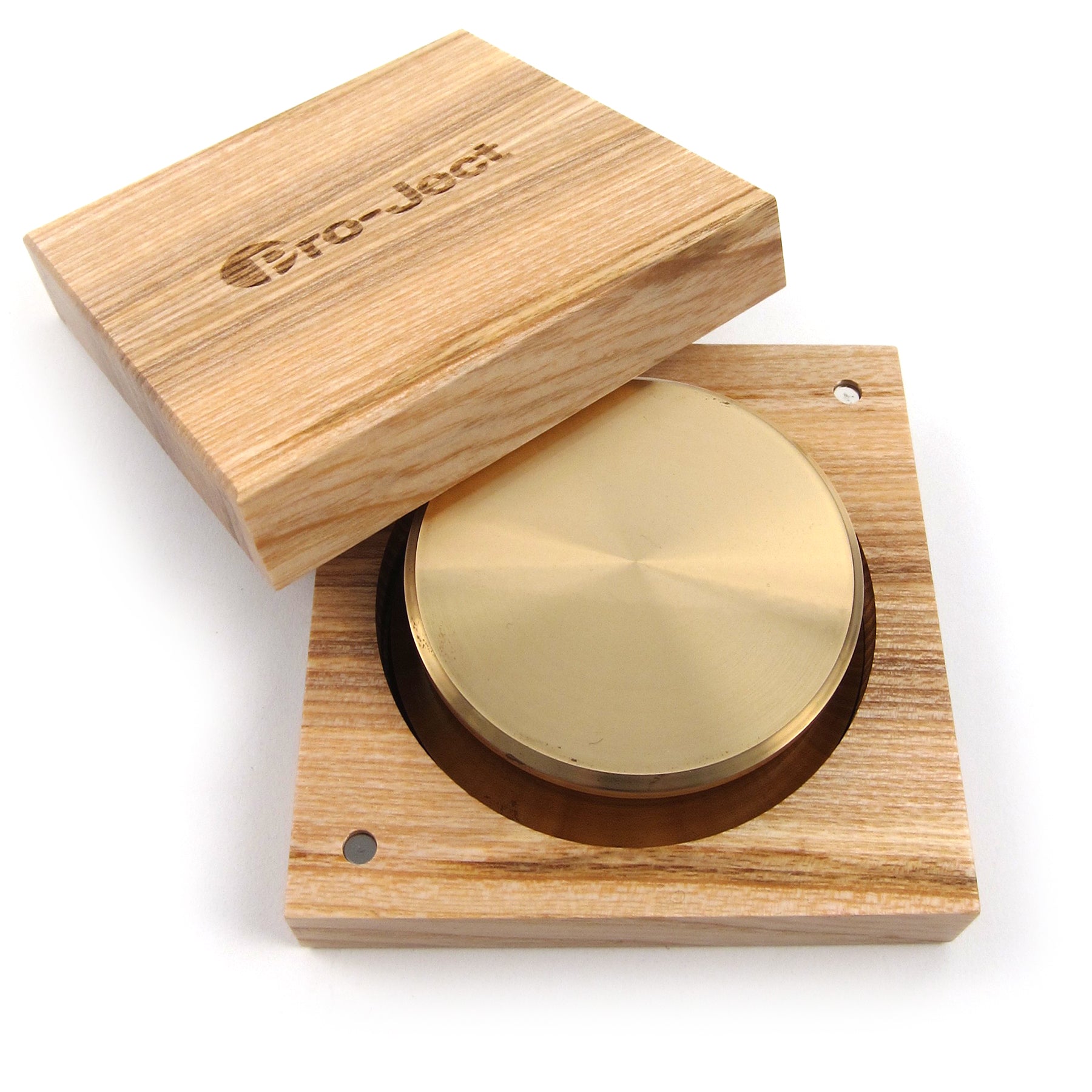 Pro-Ject: Record Puck Record Stabilizer (1.7 lbs) - Polished Brass ...