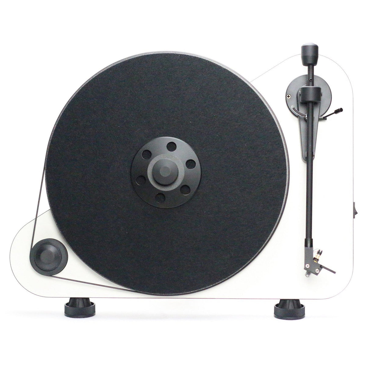 Pro-Ject: Vertical Turntable Right w/ Bluetooth - White (VT-E BT R ...