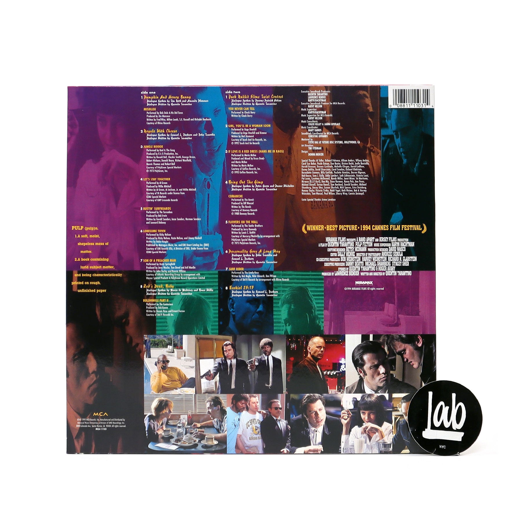Pulp Fiction: Music From The Motion Picture Vinyl LP — TurntableLab.com