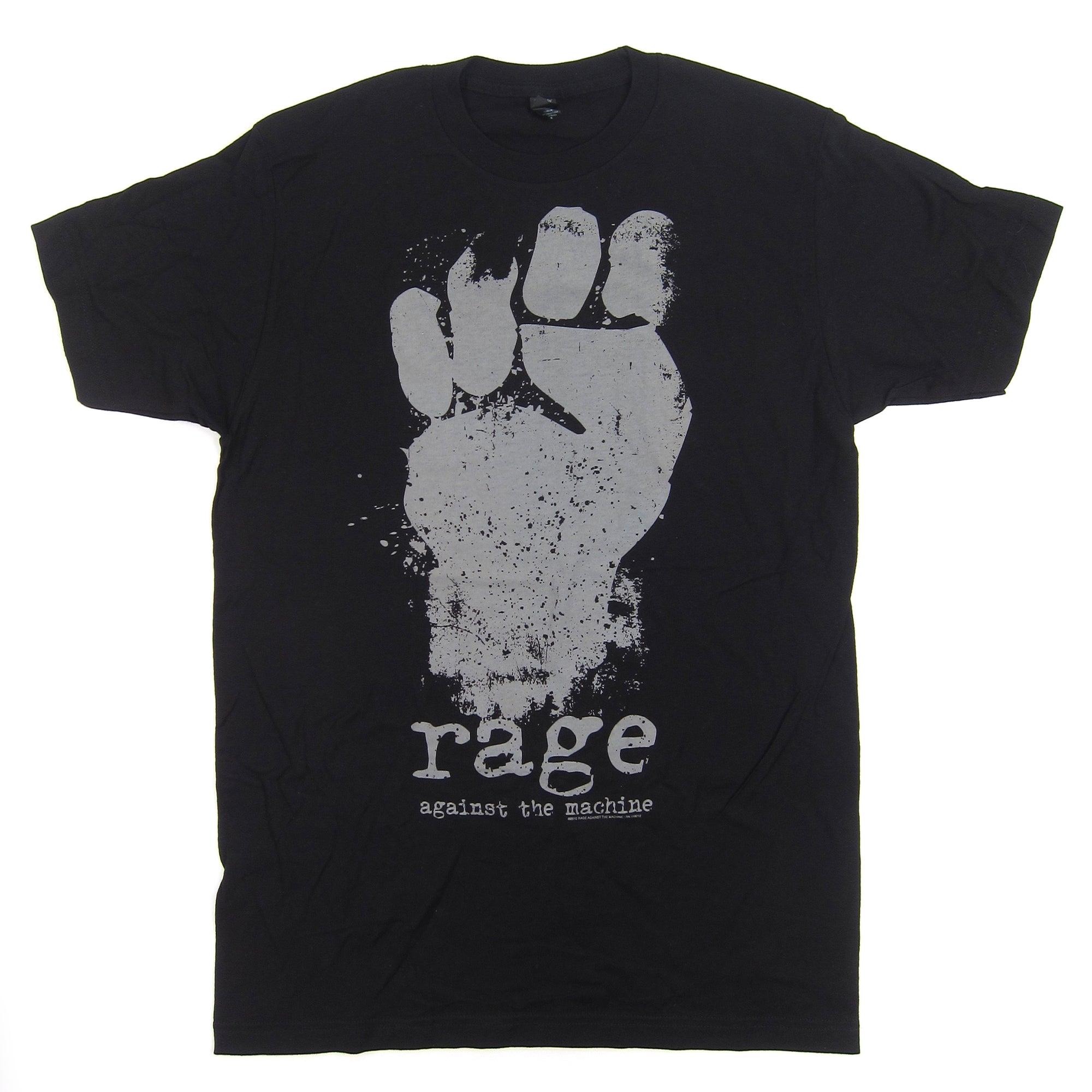Rage Against The Machine: Fist Shirt - Black — TurntableLab.com