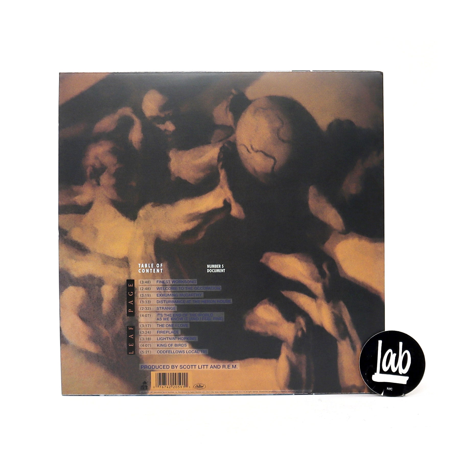 R.E.M.: Document (180g) Vinyl LP — TurntableLab.com